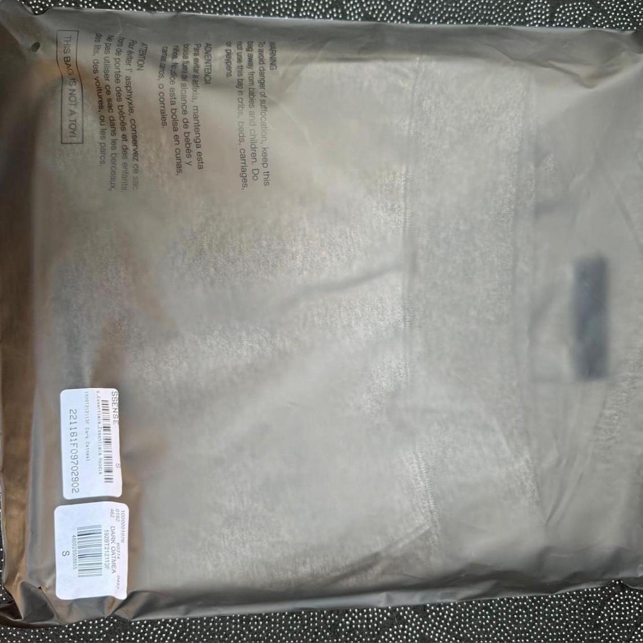 Grey Essentials hoodie - Depop