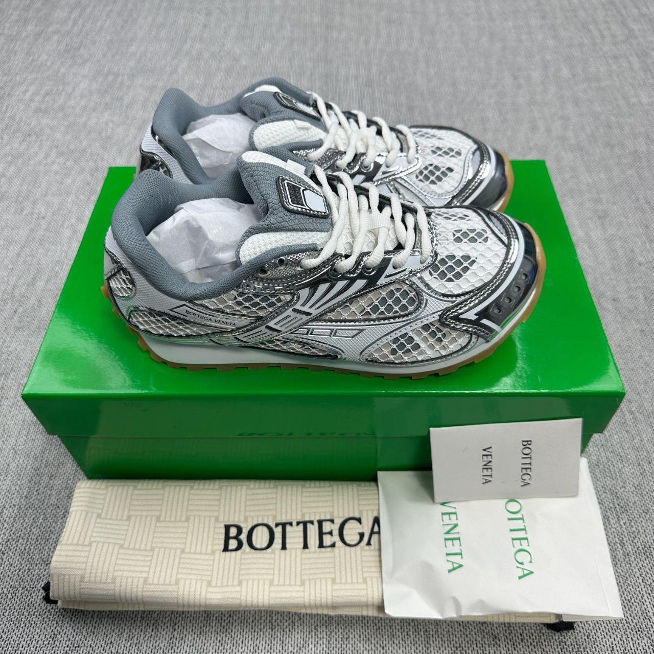 Bottega Veneta Orbit “Silver White” US7,EU37(LIMITED... | Depop