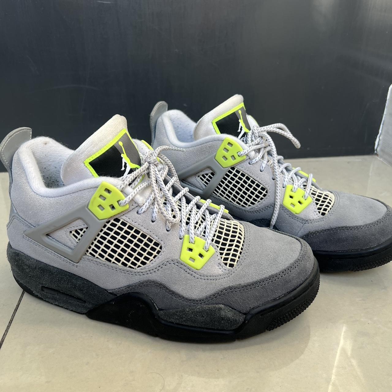JORDAN 4 RETRO SE 95 NEON authentic purchased from... - Depop