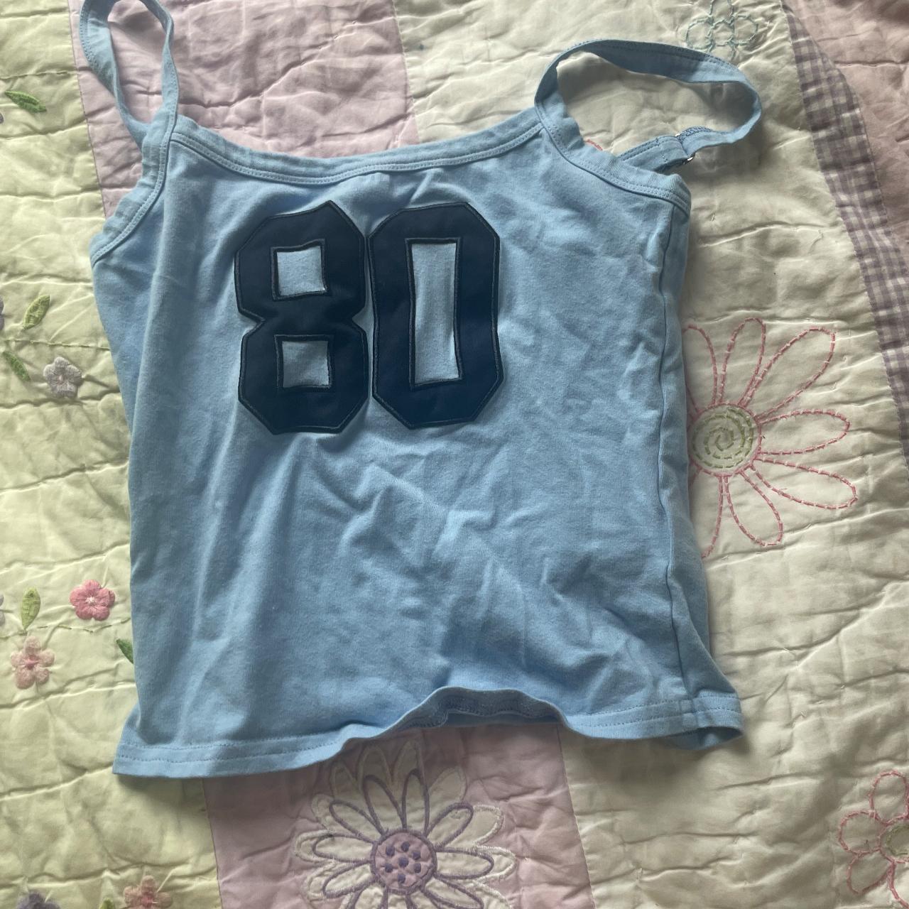 EDIKTED 80 tank top light blue SIZE XS | Depop
