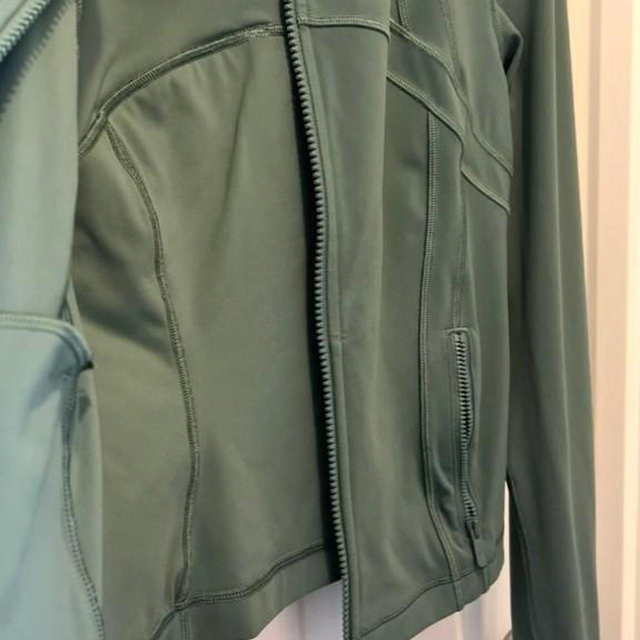 lululemon define jackets size 6 Green lightly... - Depop