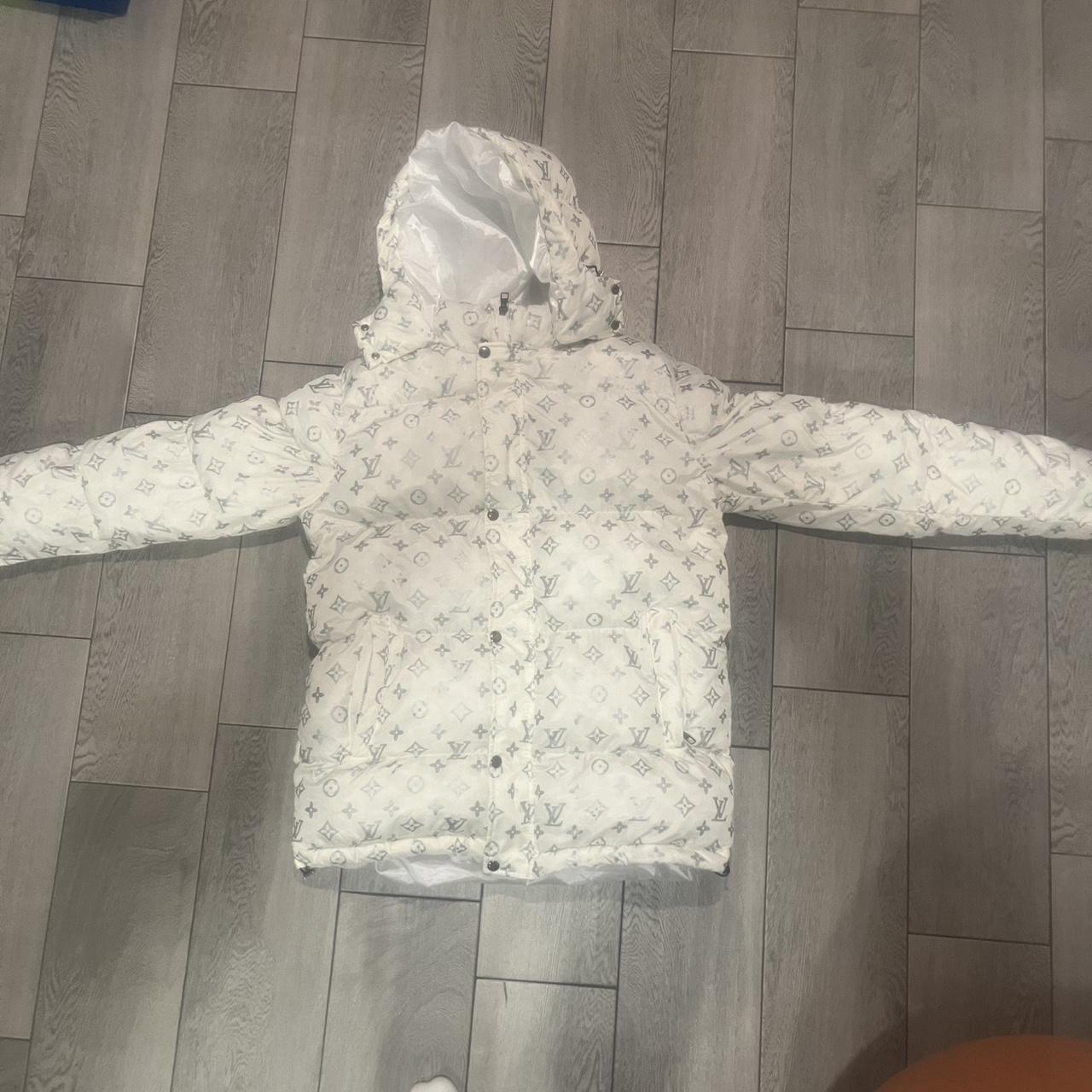 Louis Vuitton puffer jacket Size:M Barley... | Depop