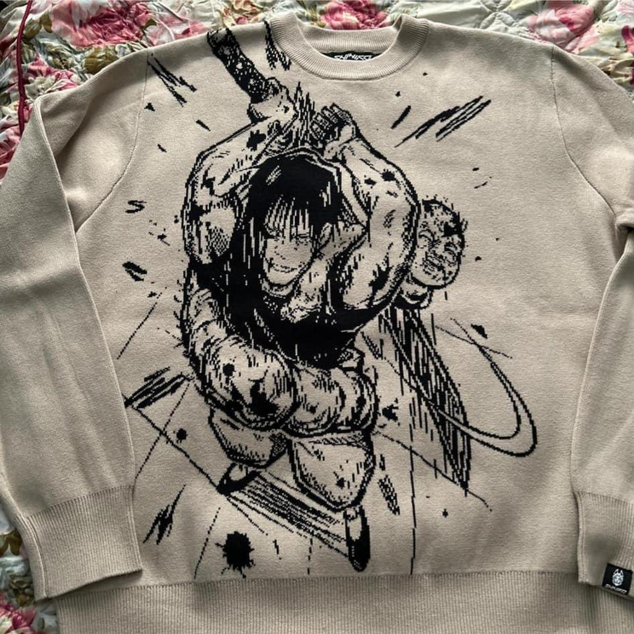 Shihiko Toji Fushiguro knit sweater Size Medium -... - Depop