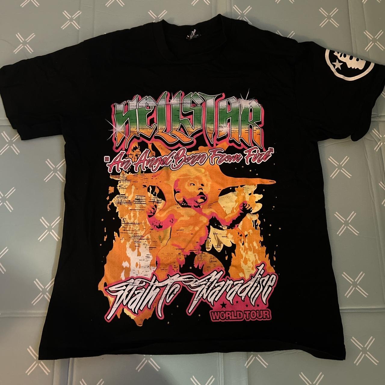 Hellstar 2022 World Tour black, pink and orange... | Depop