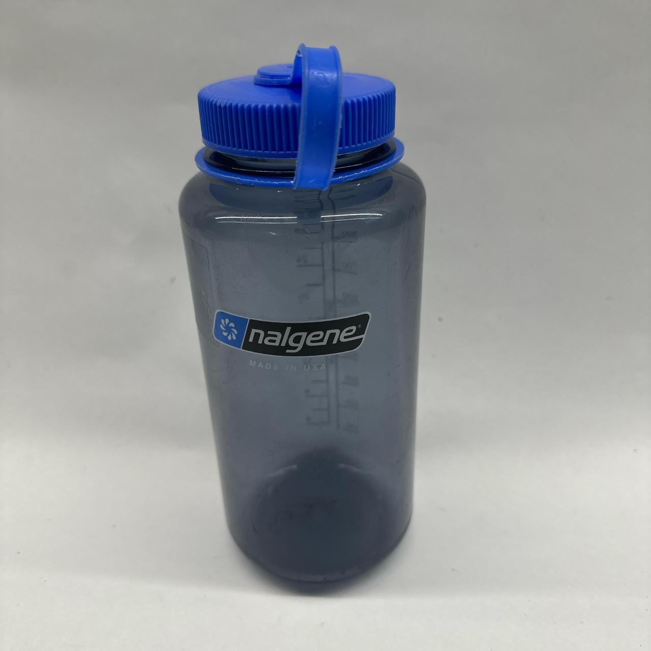 Blue Nalgene 1 L water bottle #outdooradventures (d) | Depop