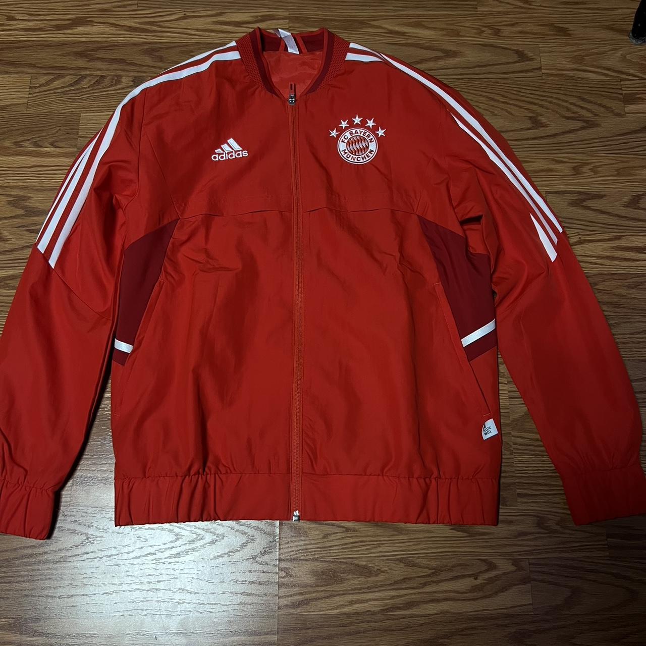 medium bayern munich jacket. worn once, nice and... - Depop