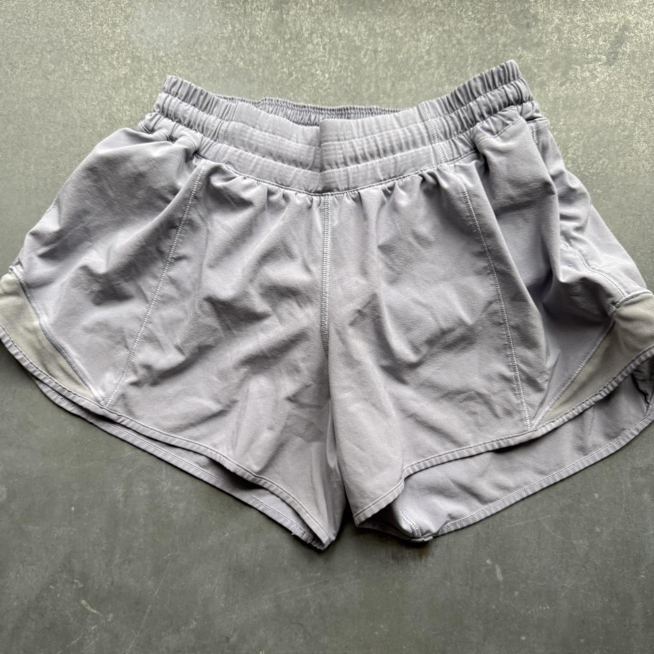 Lululemon purple running shorts size 4, only worn... | Depop