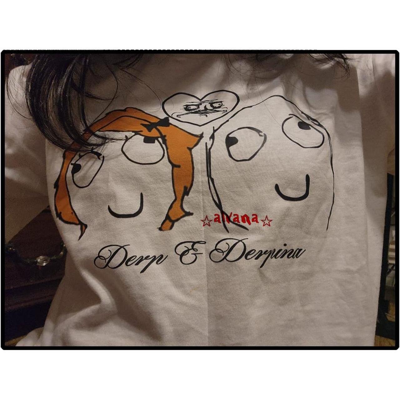 Derp and Derpina shirt UNISEX MADEBYALV | MTO |... - Depop