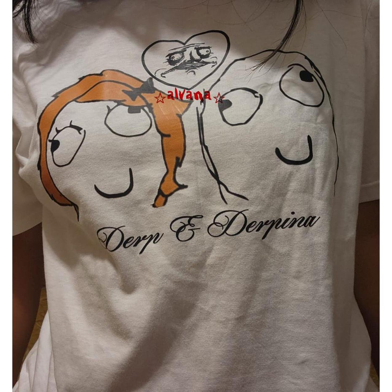 Derp and Derpina shirt UNISEX MADEBYALV | MTO |... - Depop