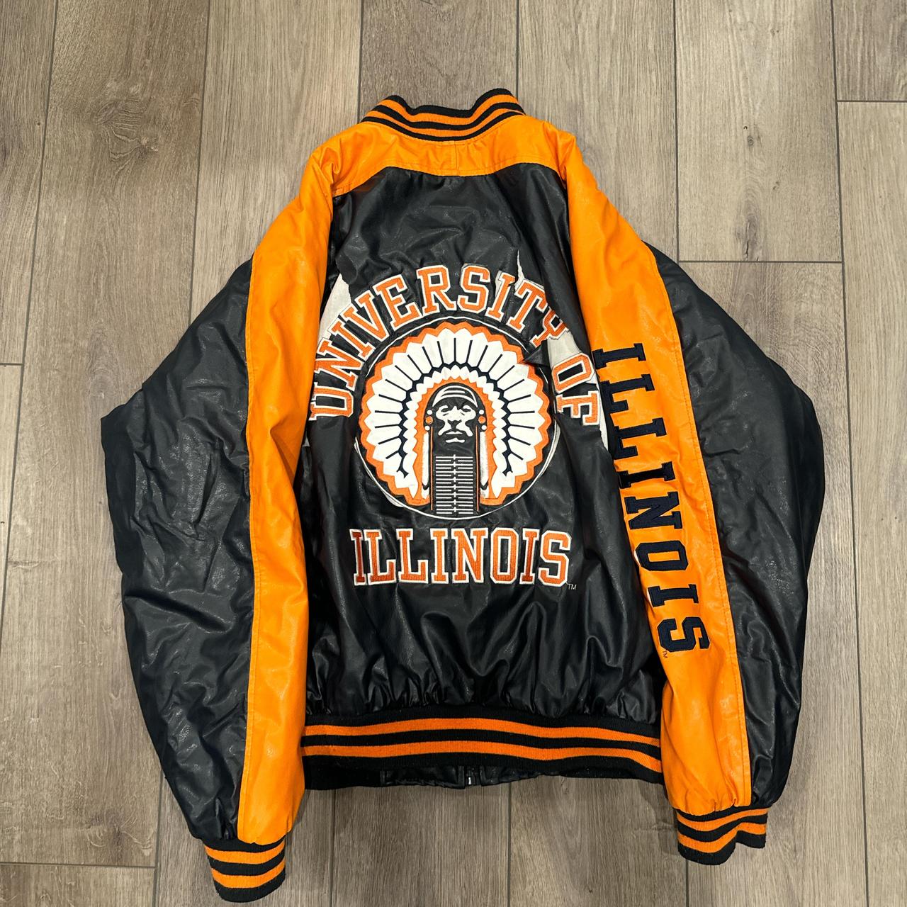 University of illinois varsity jacket -size xl... - Depop