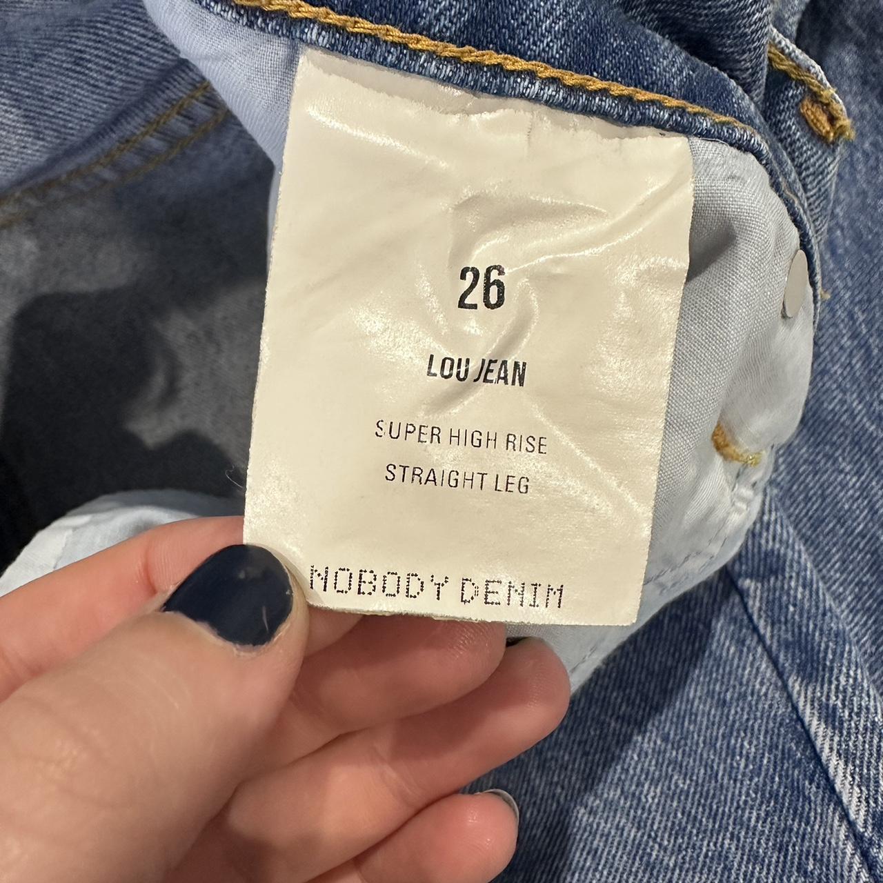 Nobody Denim Lou Jeans - size 26 - high waisted -... - Depop