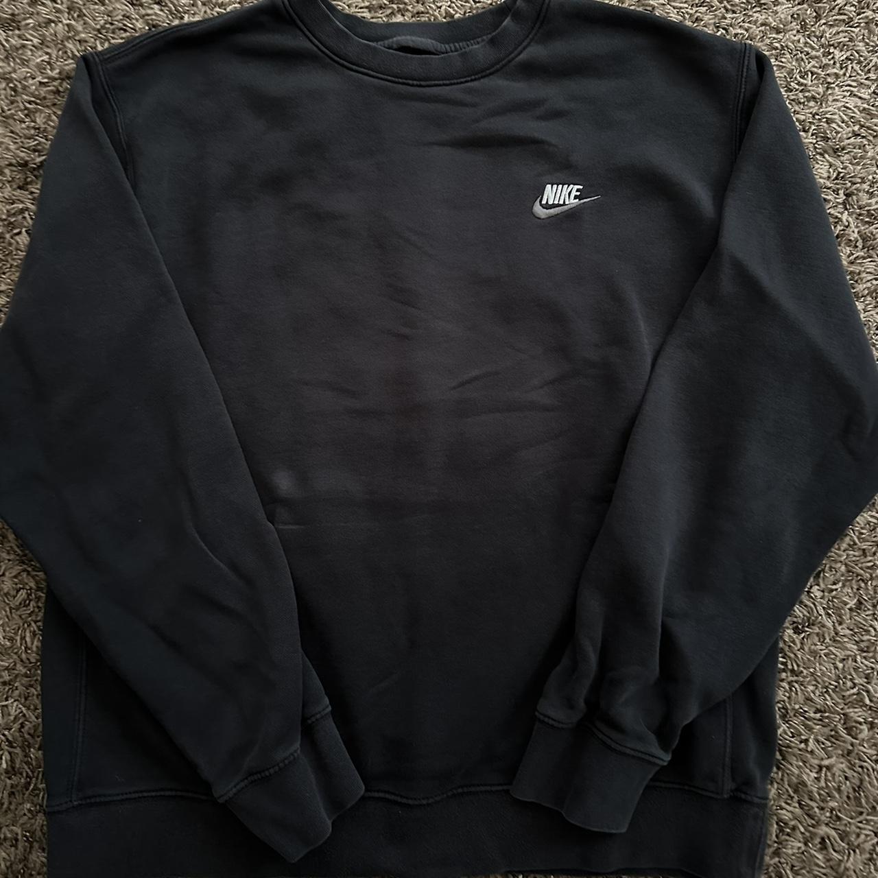 Nike black crew neck. Size medium.... - Depop