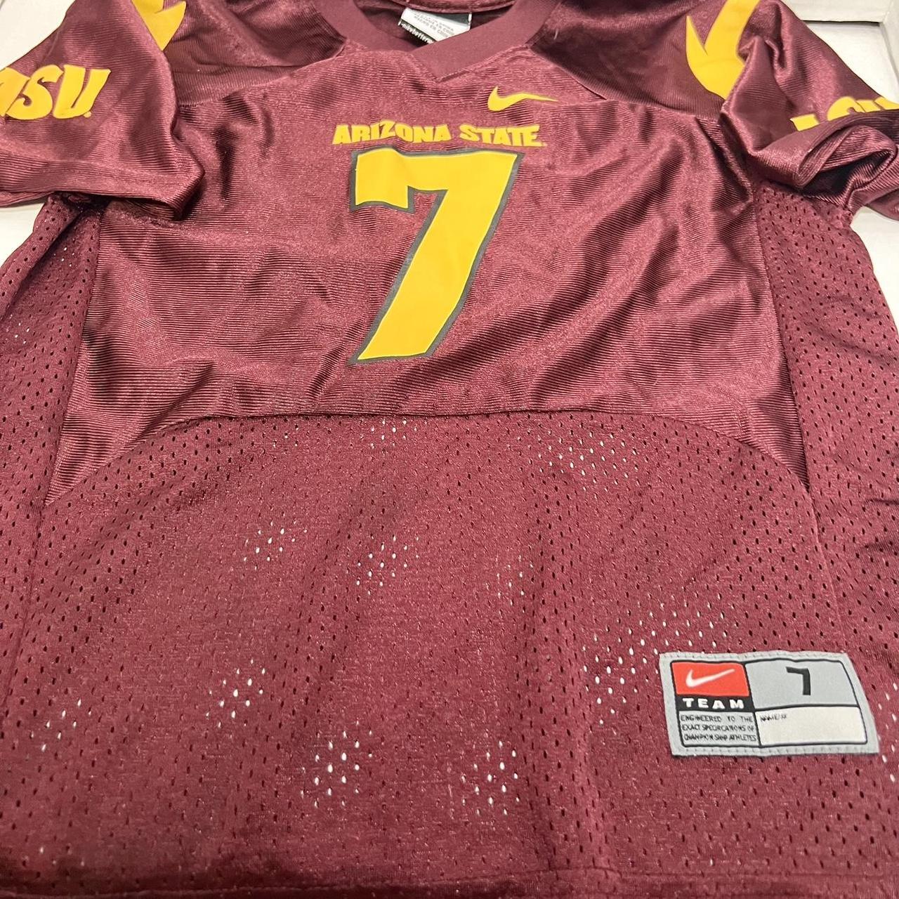 Nike Kids ASU Sun Devils Football Jersey Y2K Arizona... | Depop