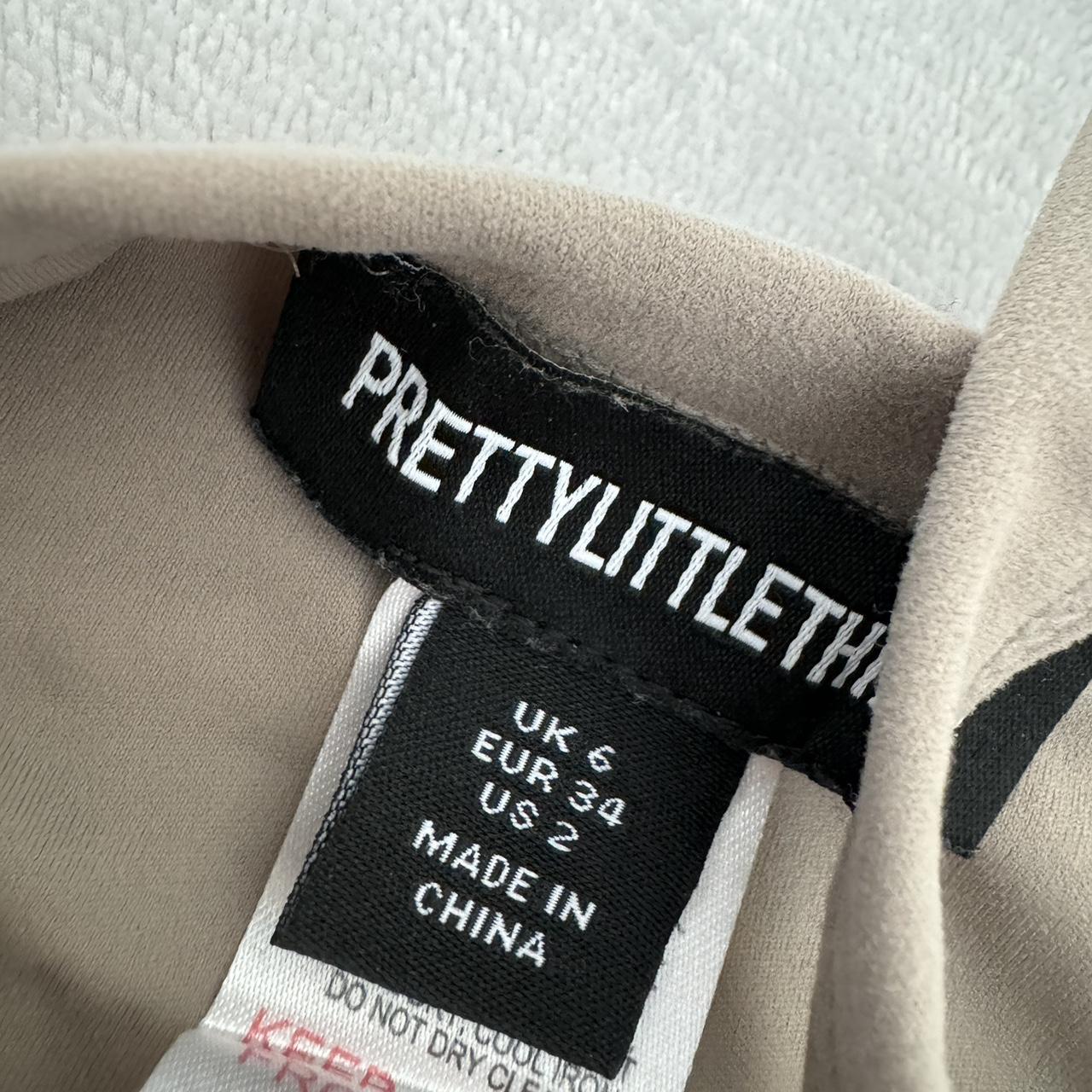 PLT Sculpt vest deep taupe - Depop