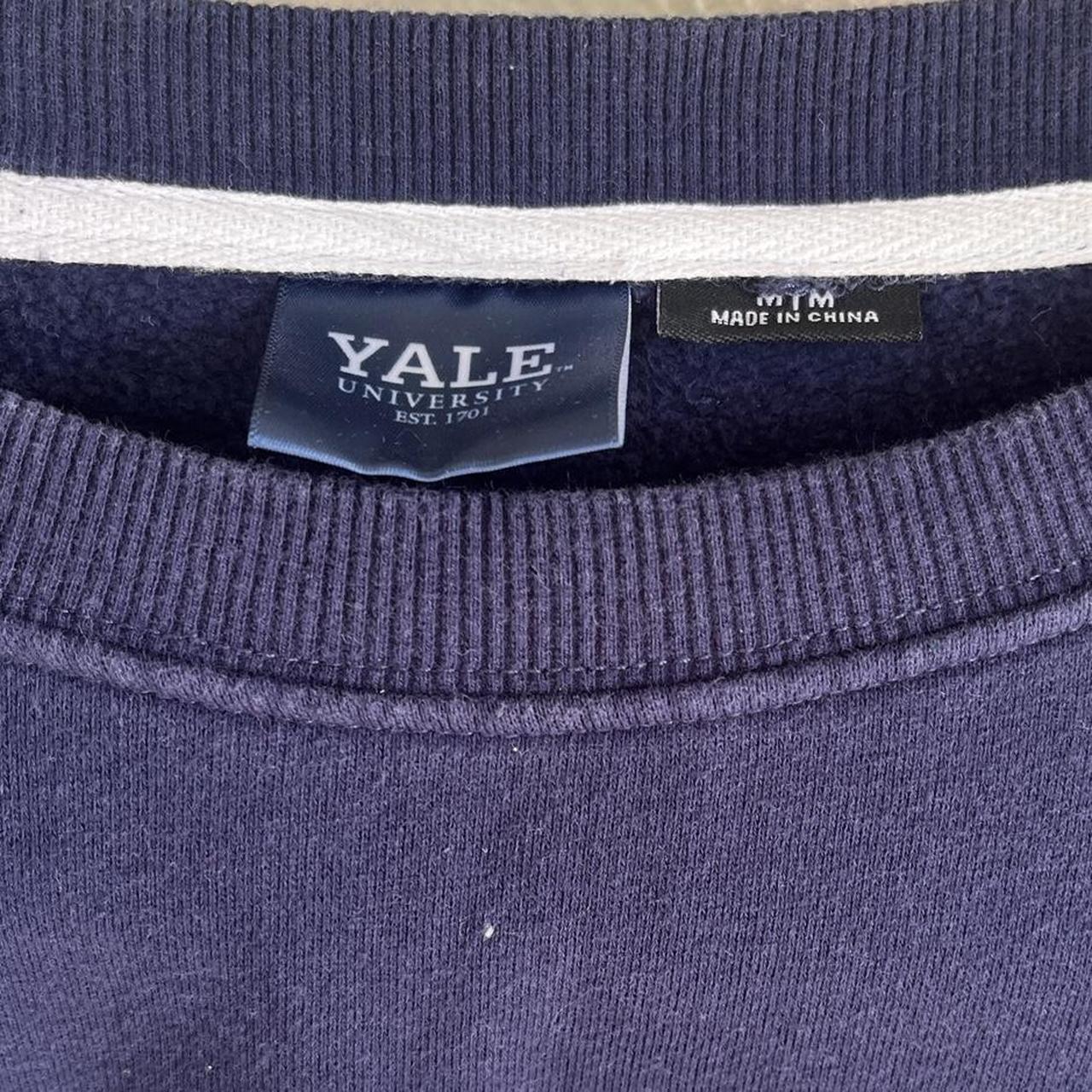 Yale Sweatshirt ̈ ˏˋ°•*⁀ Cute and casual navy Yale... - Depop