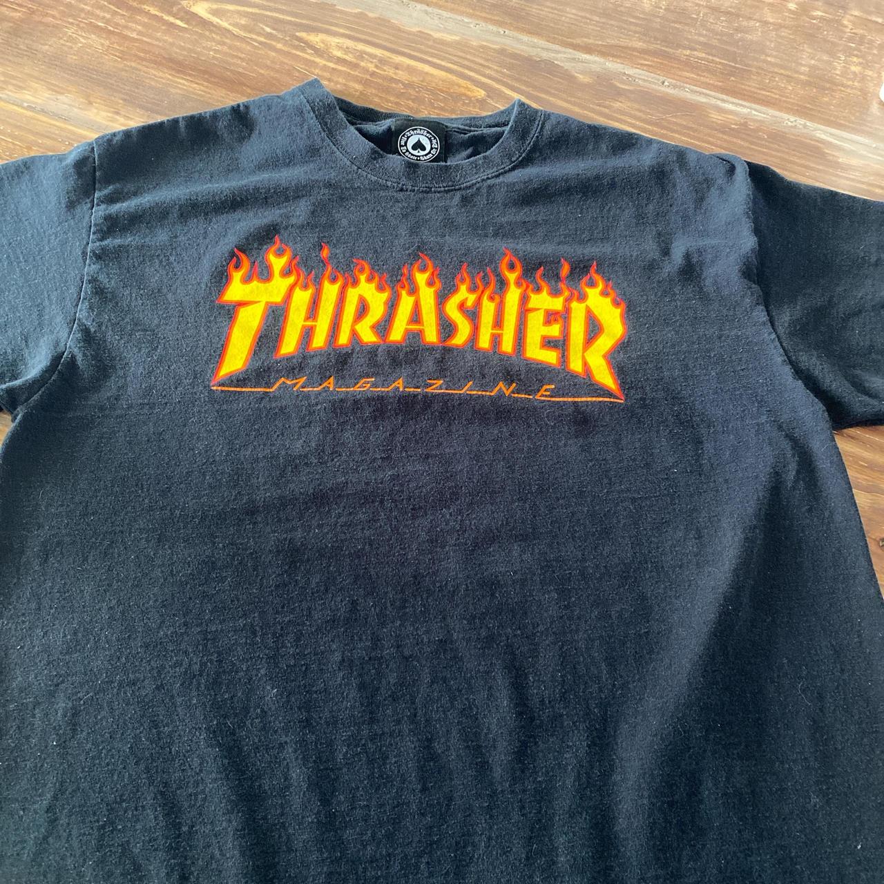 Thrasher tshirt size large. Good condition. #skater... - Depop