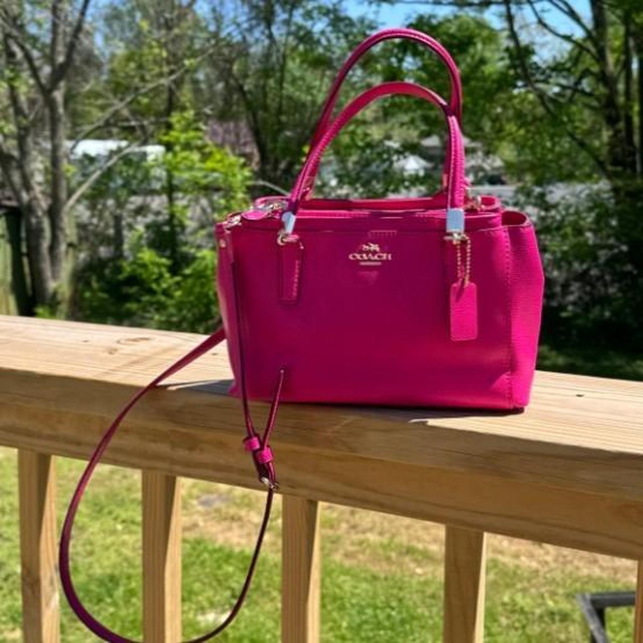 Coach Mini Christie handbag HOT PINK - Depop