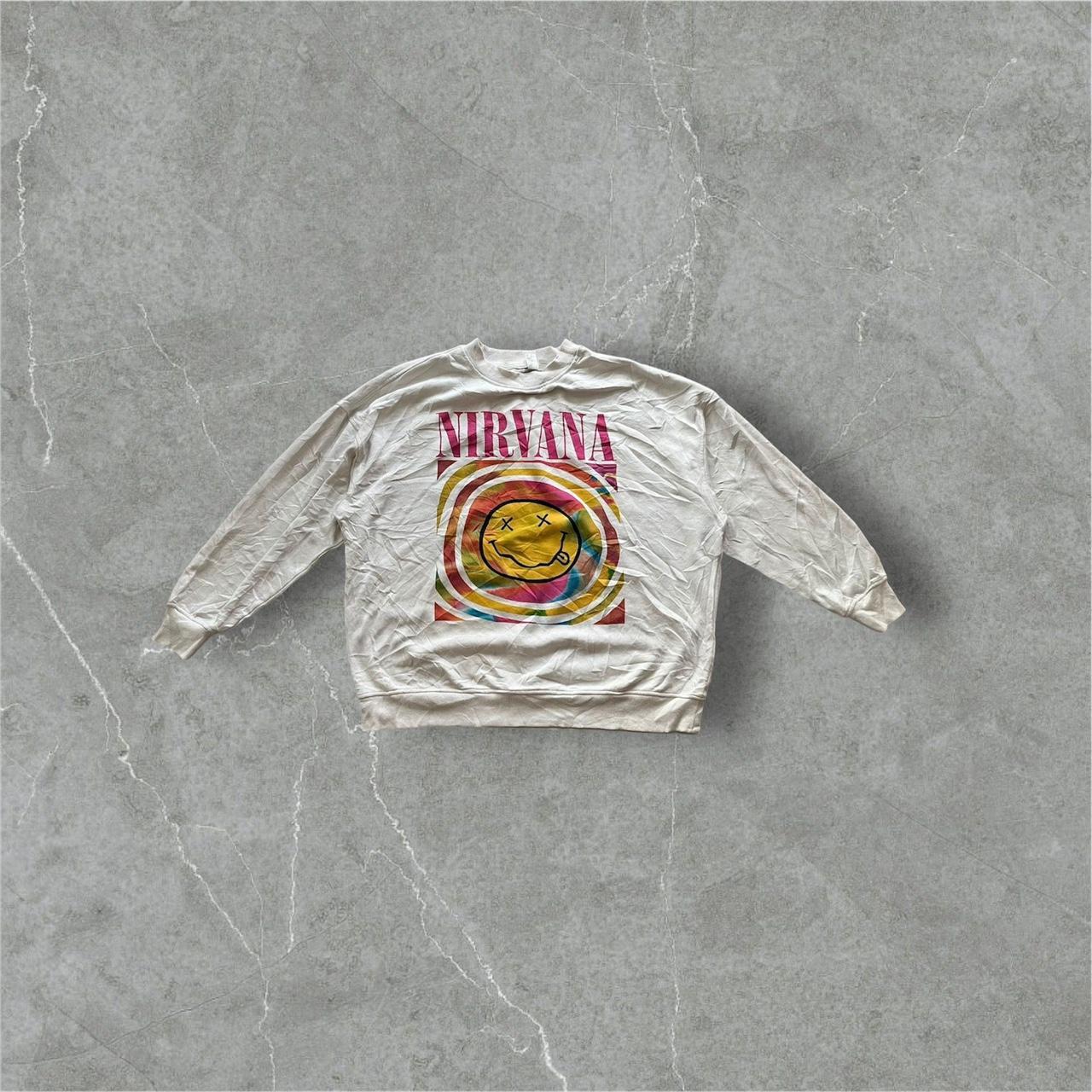 Description: Vintage 90s style Nirvana sweater,... - Depop
