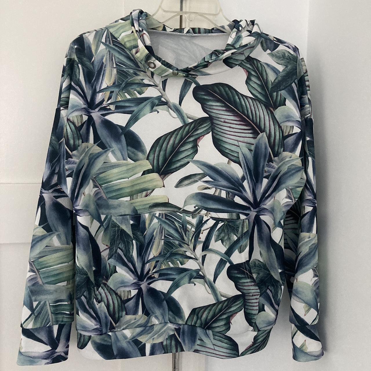 Comfy plant hoodie with front pocket from a local... | Depop