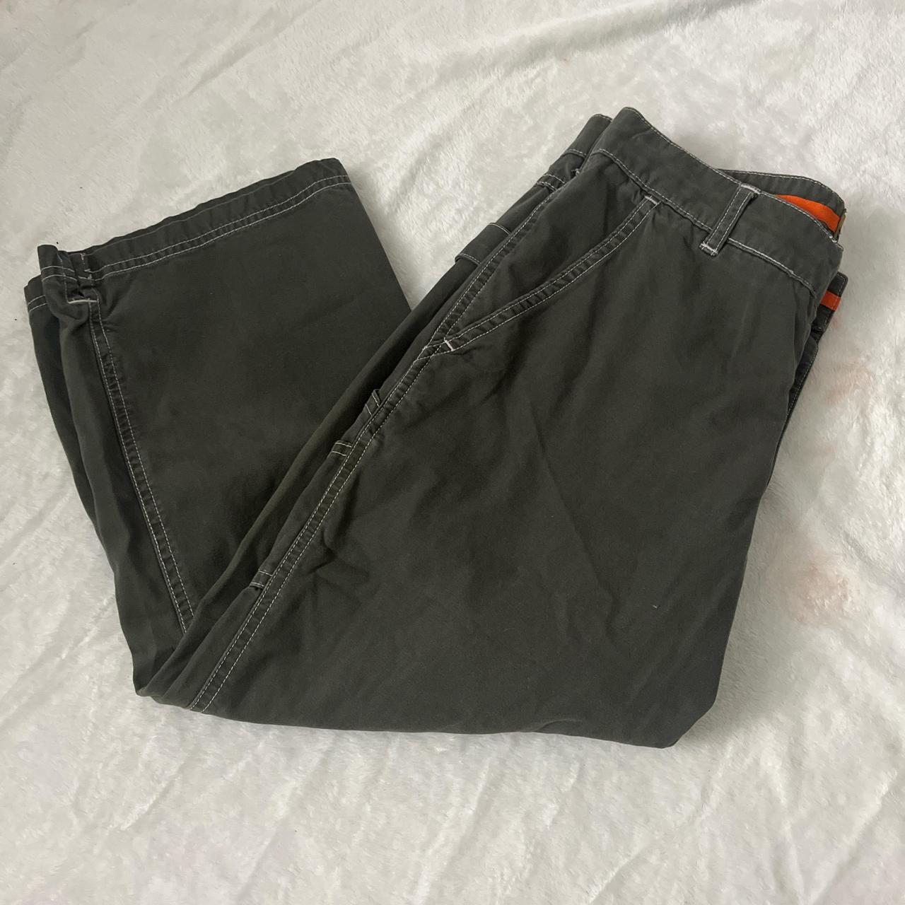 Green Roxy cargo style capri pants. #roxy #y2k... | Depop