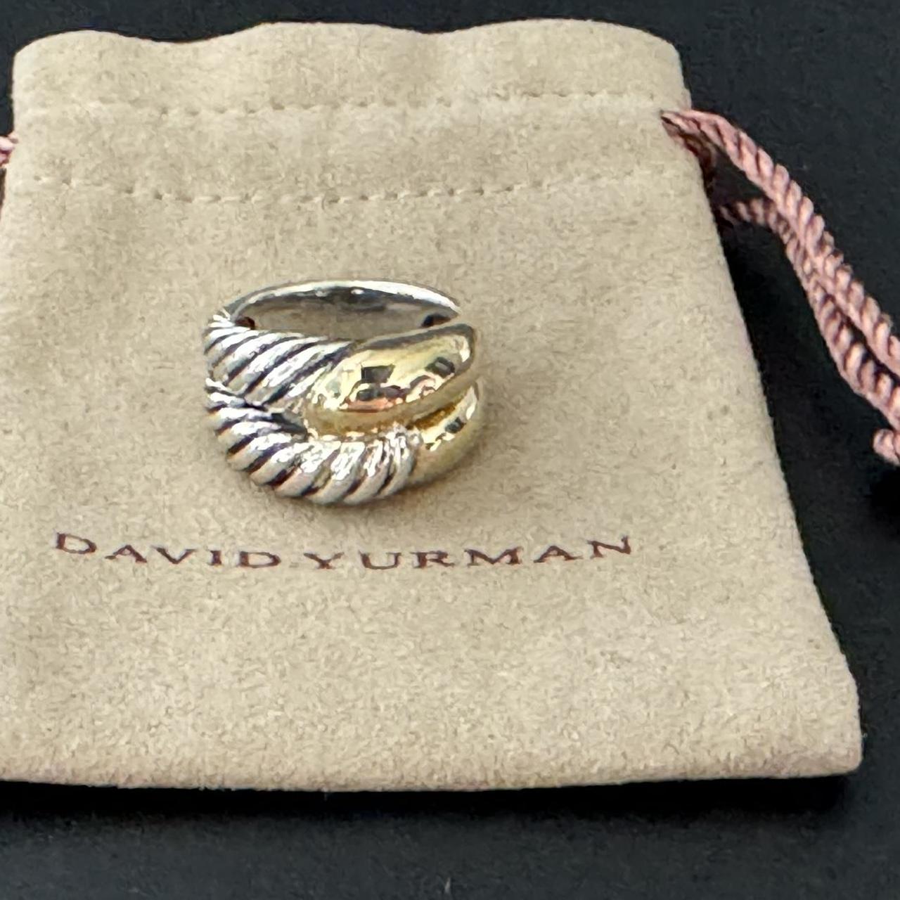 David Yurman Classic Ring Infinity Cable Knot With... - Depop