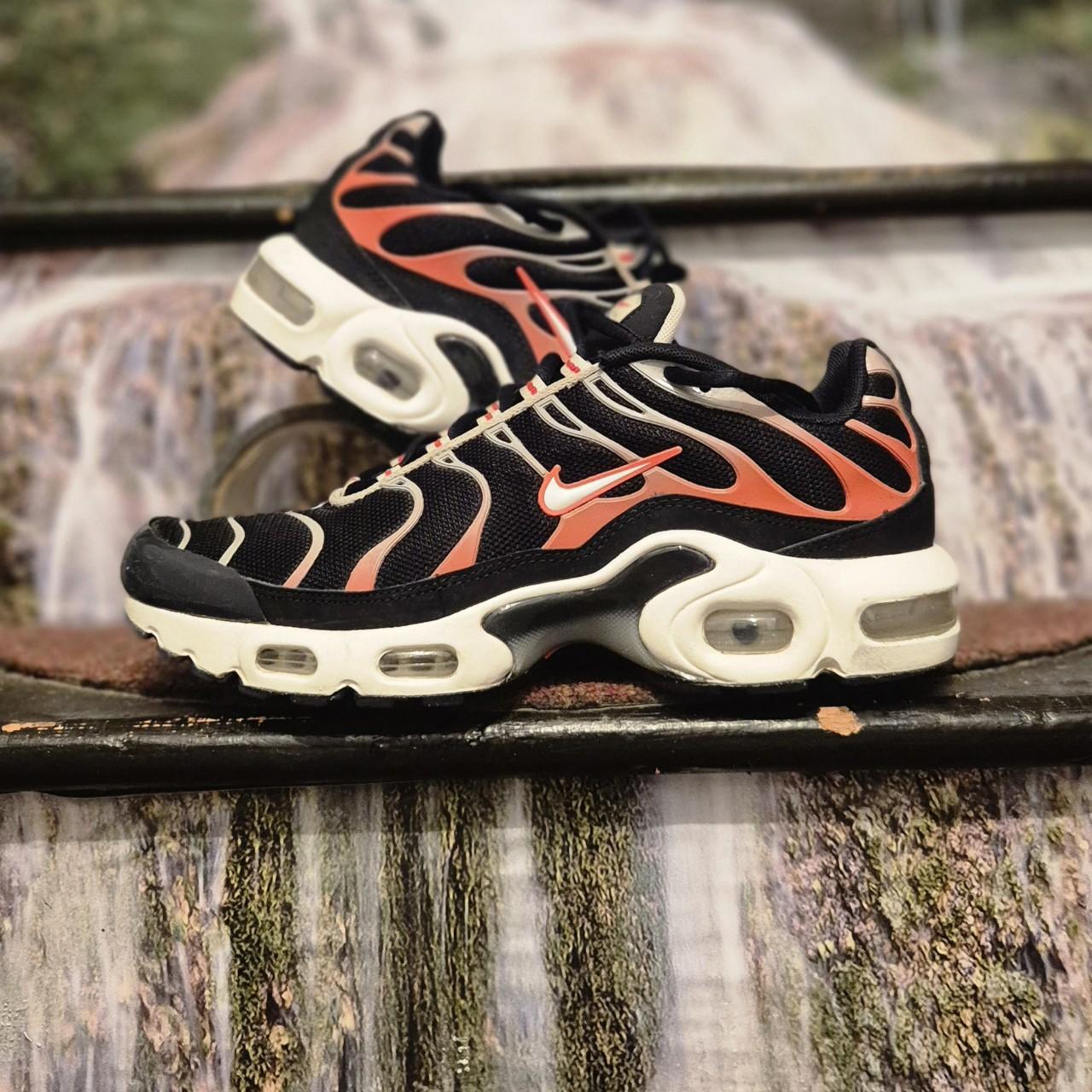 Nike Air Max Plus TN trainers in black and red ... | Depop