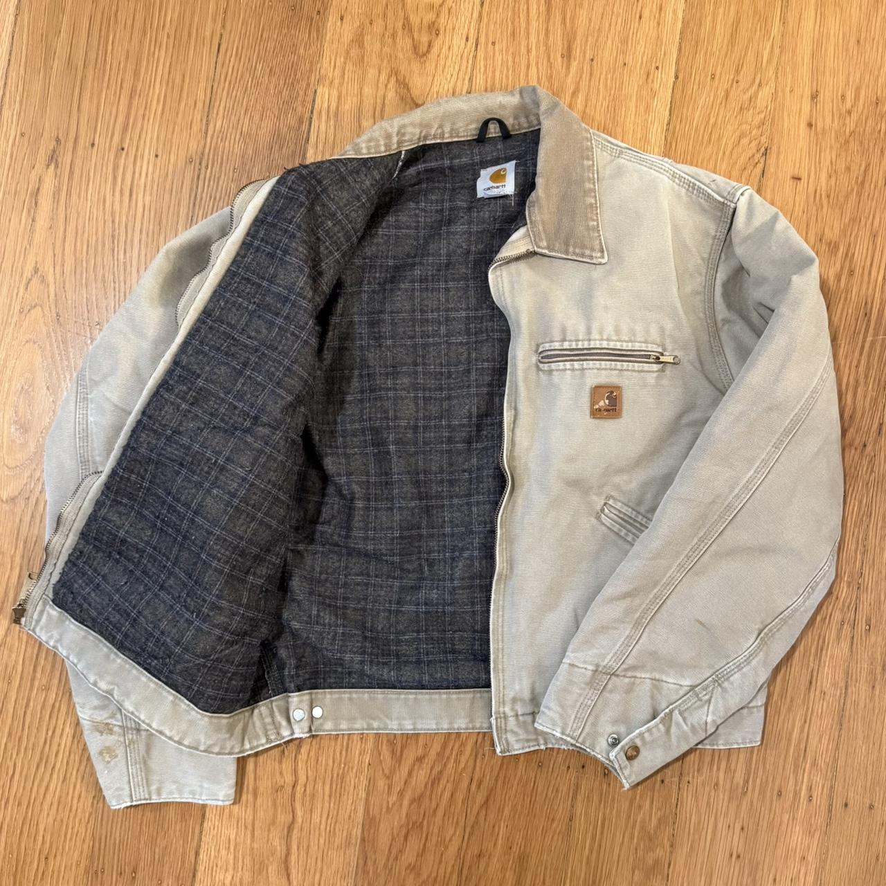 2013 Carhartt J97 Detroit Jacket in tan color size... - Depop