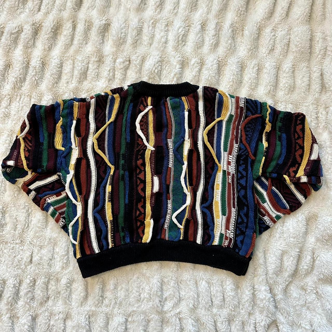 Coogi Inspired Forever 21 Cropped Sweater • Some... - Depop