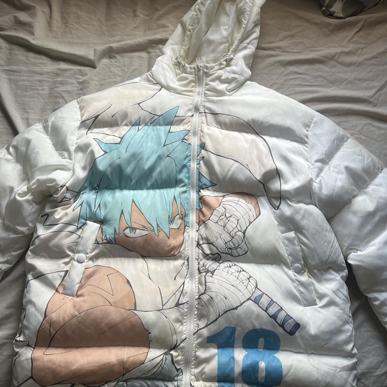 Bydaiga brand Soul eater Blackstar puffer jacket... - Depop
