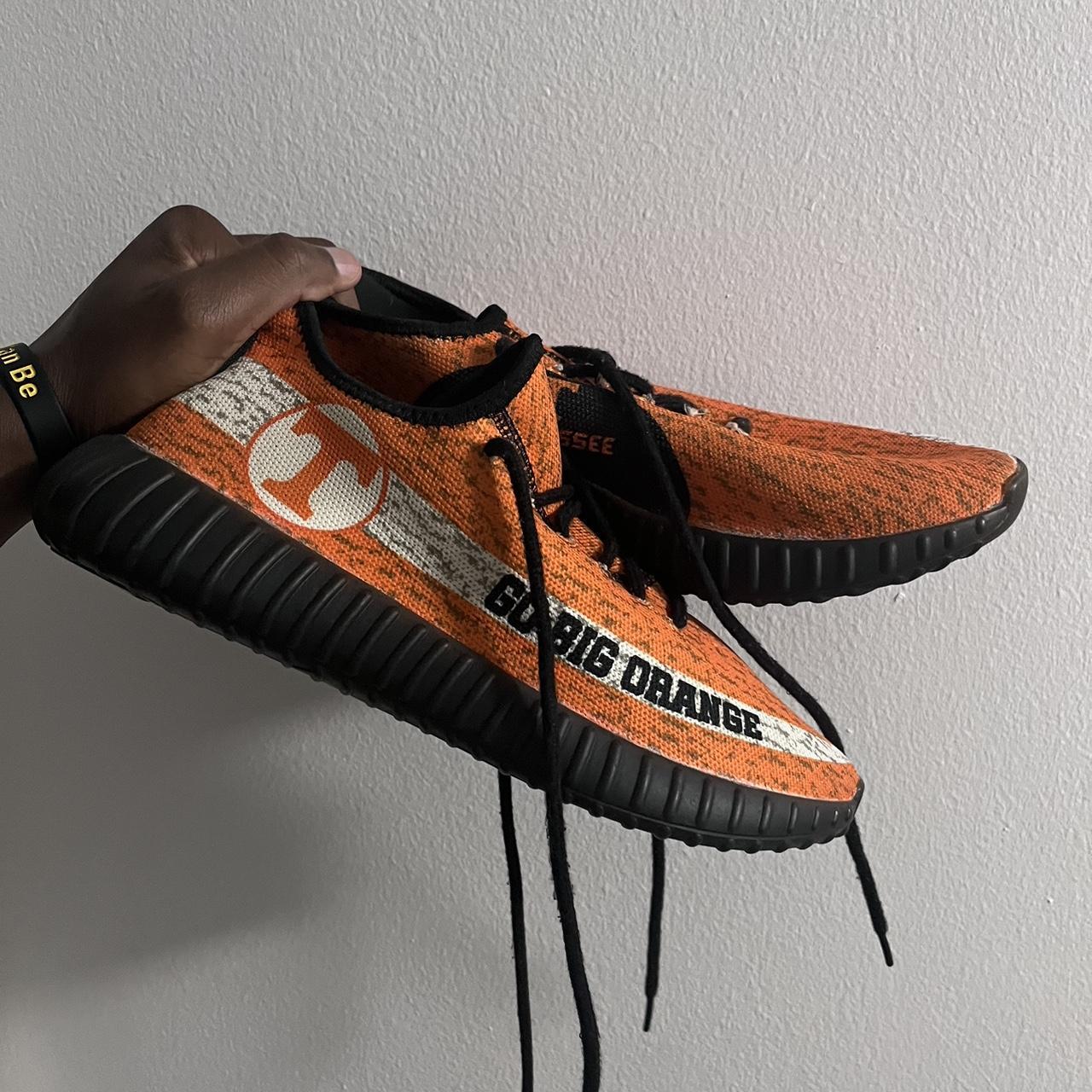 Size 10 Exclusive Tennessee Volunteers-themed Yeezy... - Depop