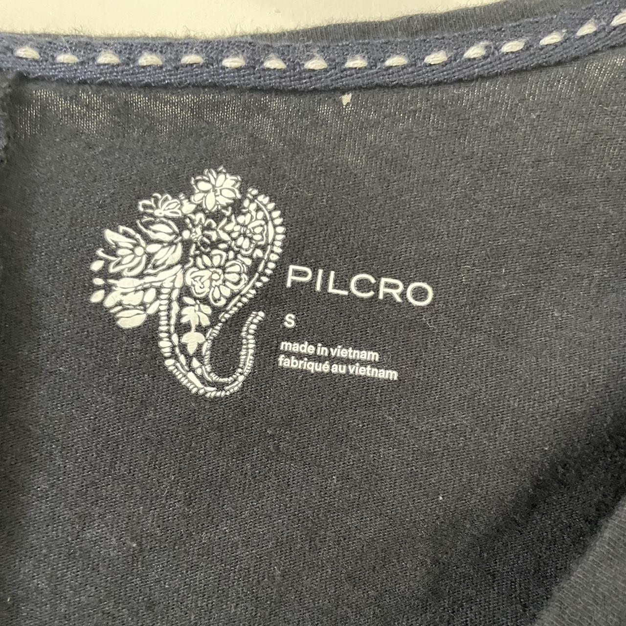 Pilcro (Anthropologie) linen blend Henley... - Depop