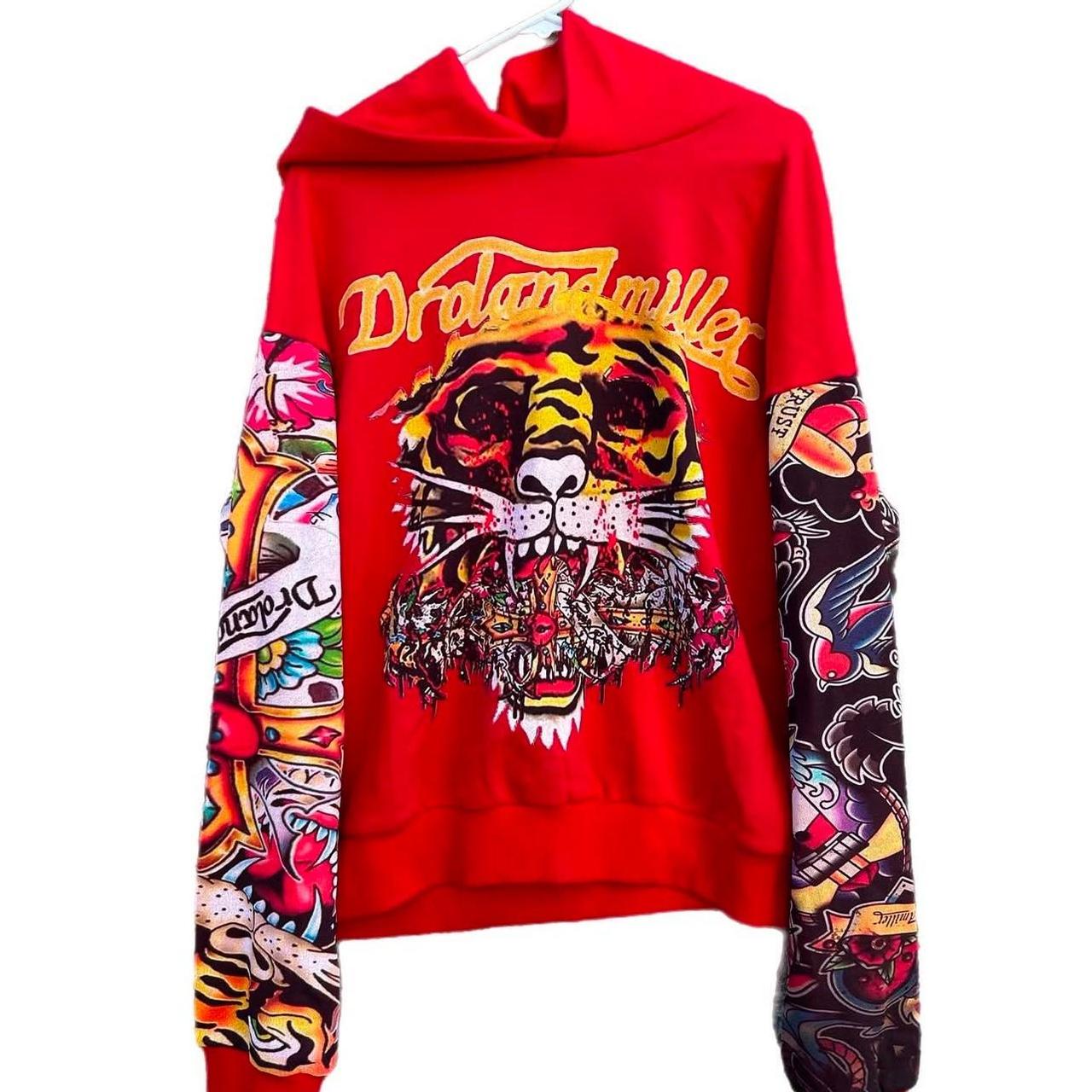 Droland Miller v5 experimental ed hardy hoodie fits... | Depop