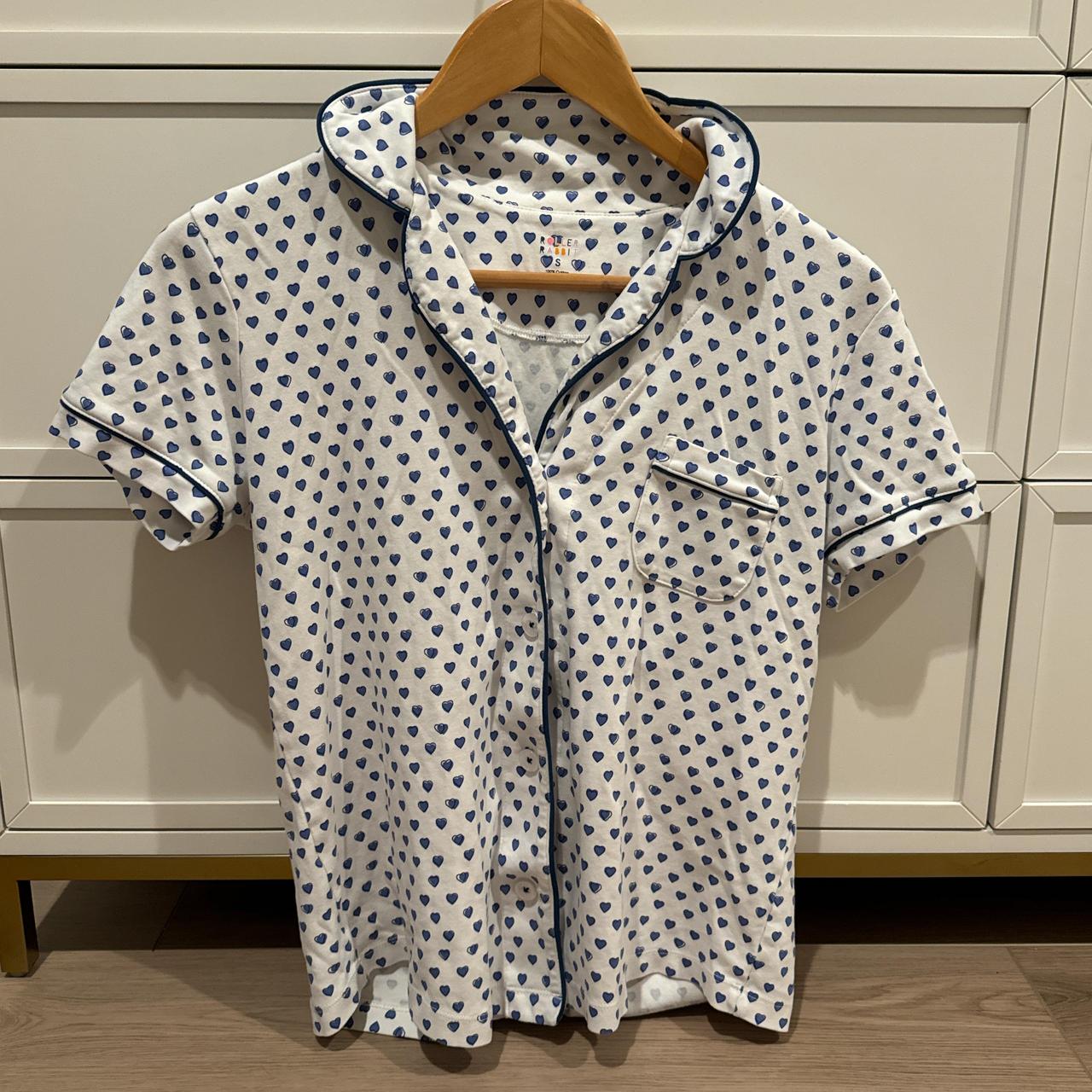 Roller Rabit Pj Button Up Shirt, Size Small - Depop