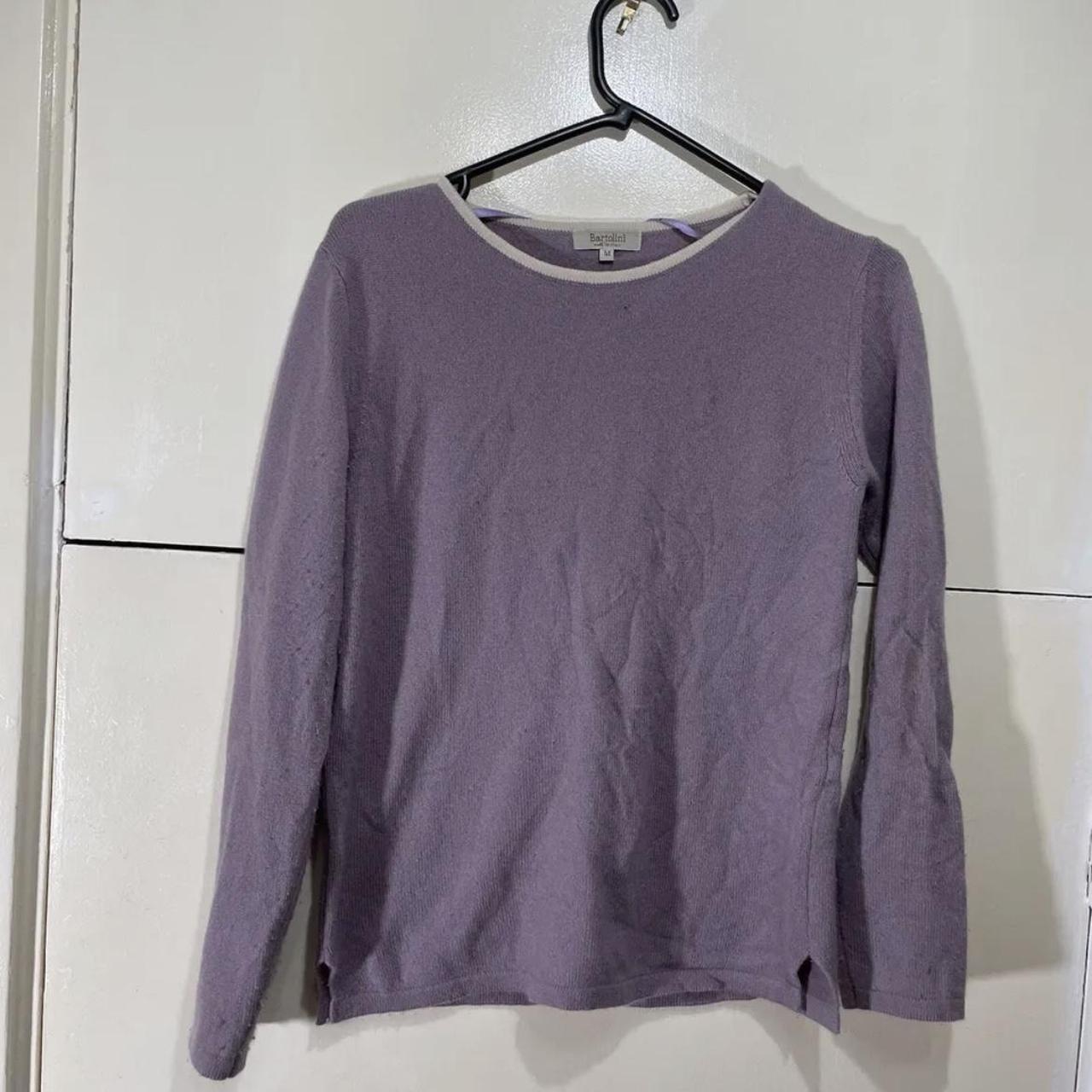 Bartolini Lilac 100% Cashmere Jumper. Size... - Depop