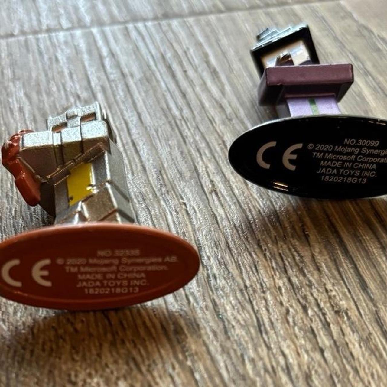 Mini Minecraft character clips - 2 pieces,... - Depop