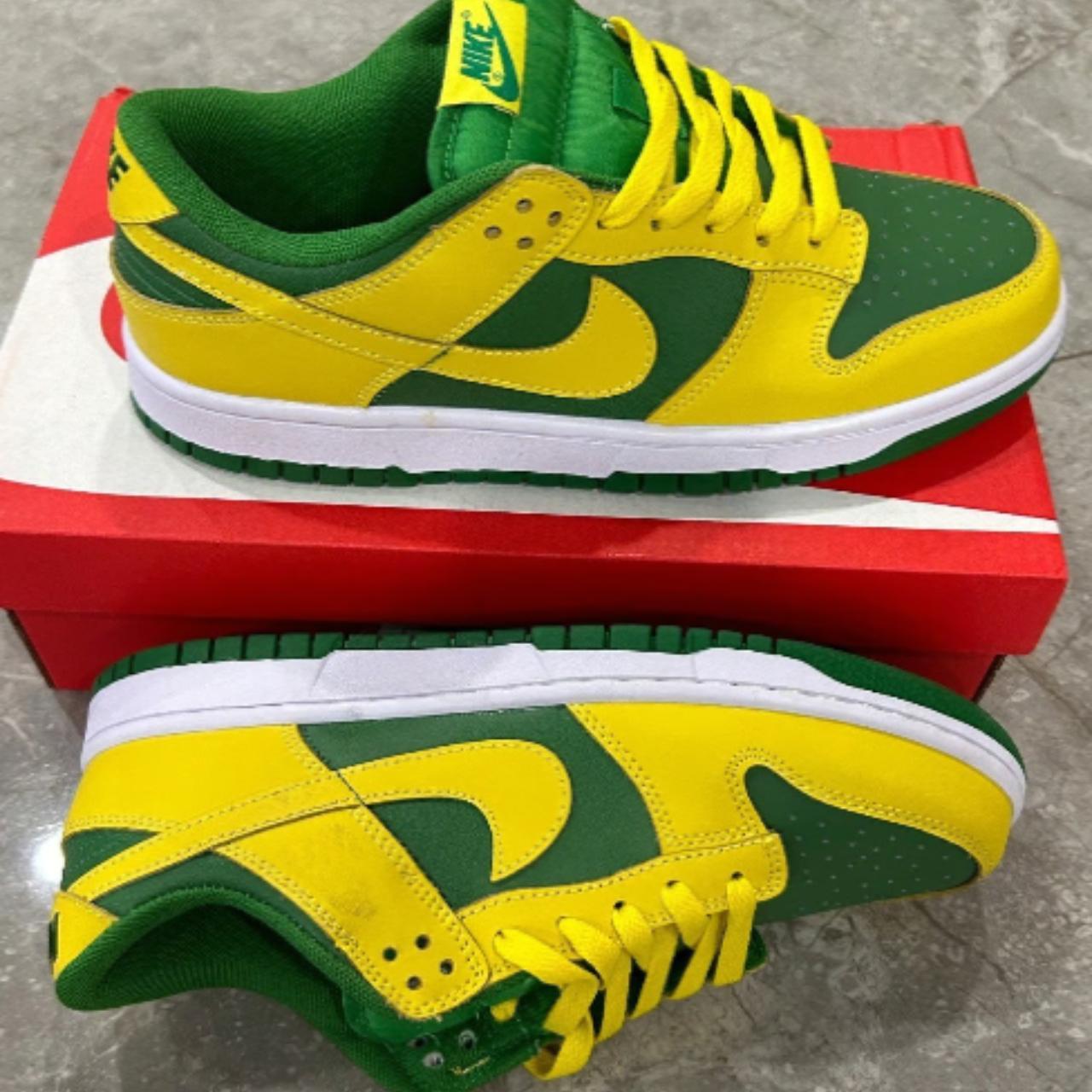 Nike Dunk reverse Brazil size 9.5 new , never worn... - Depop