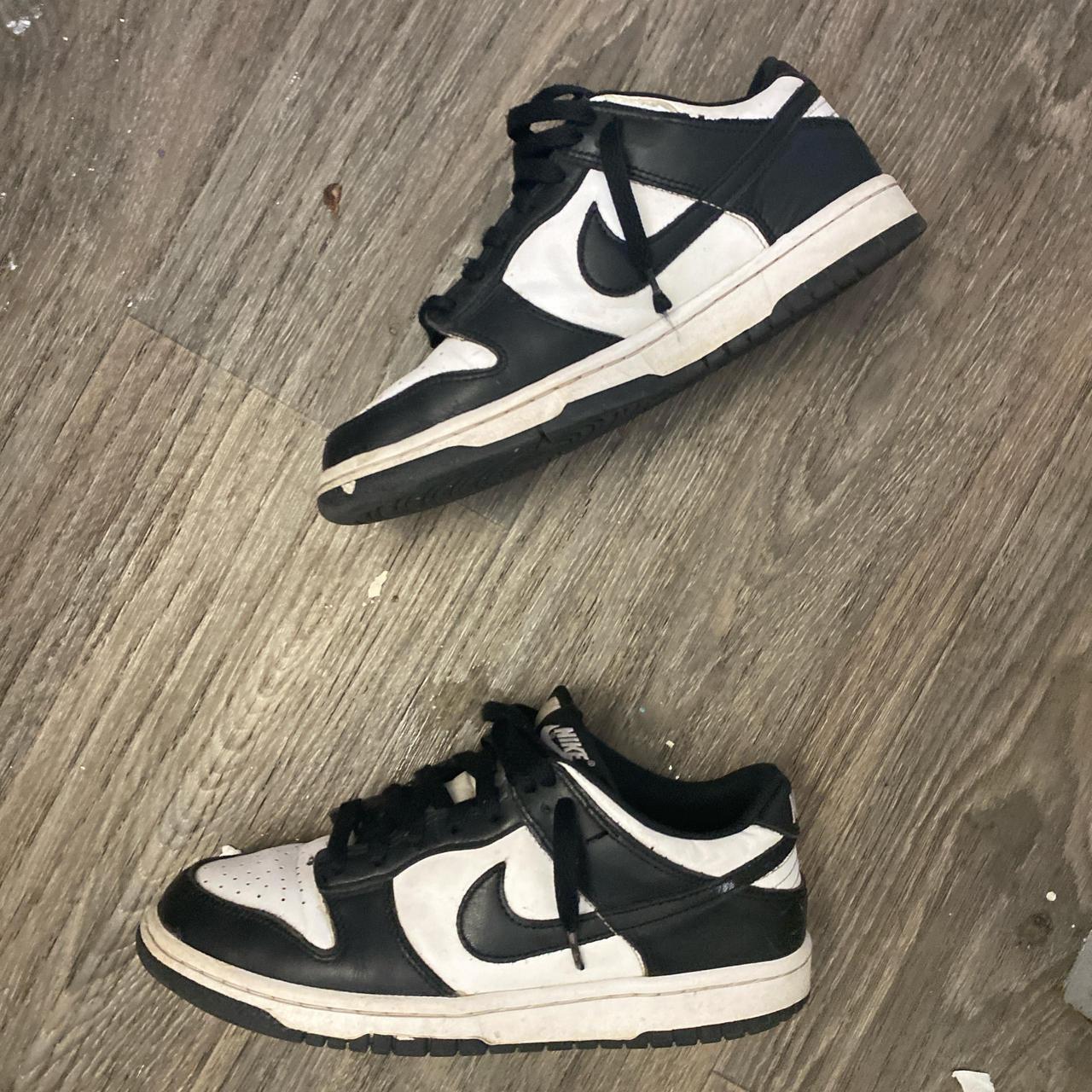Nike Dunk Low Panda trainers - Depop