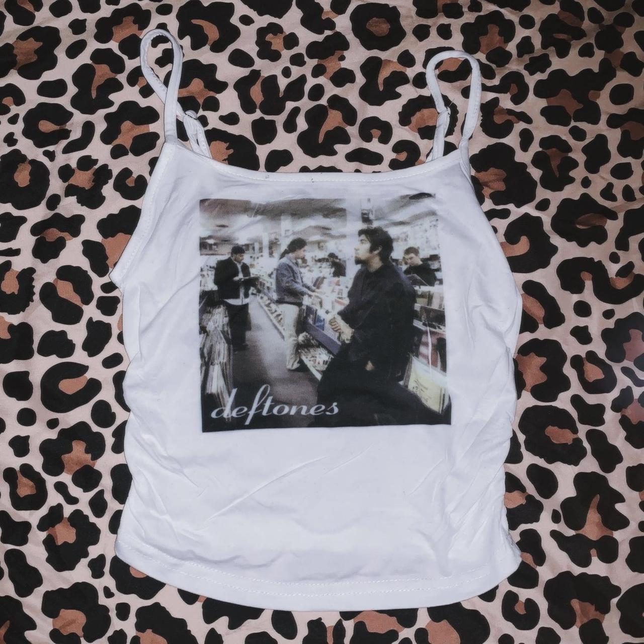 Deftones tank top Made by me!! Fits xs and S DM ME... | Depop