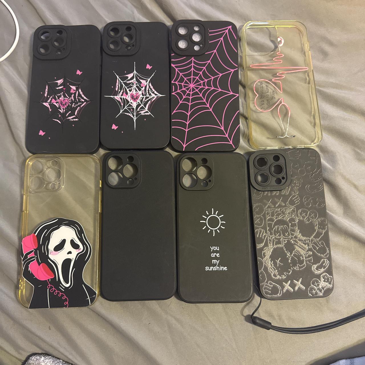 8 assorted Iphone 13 pro max phone cases bundle !... | Depop