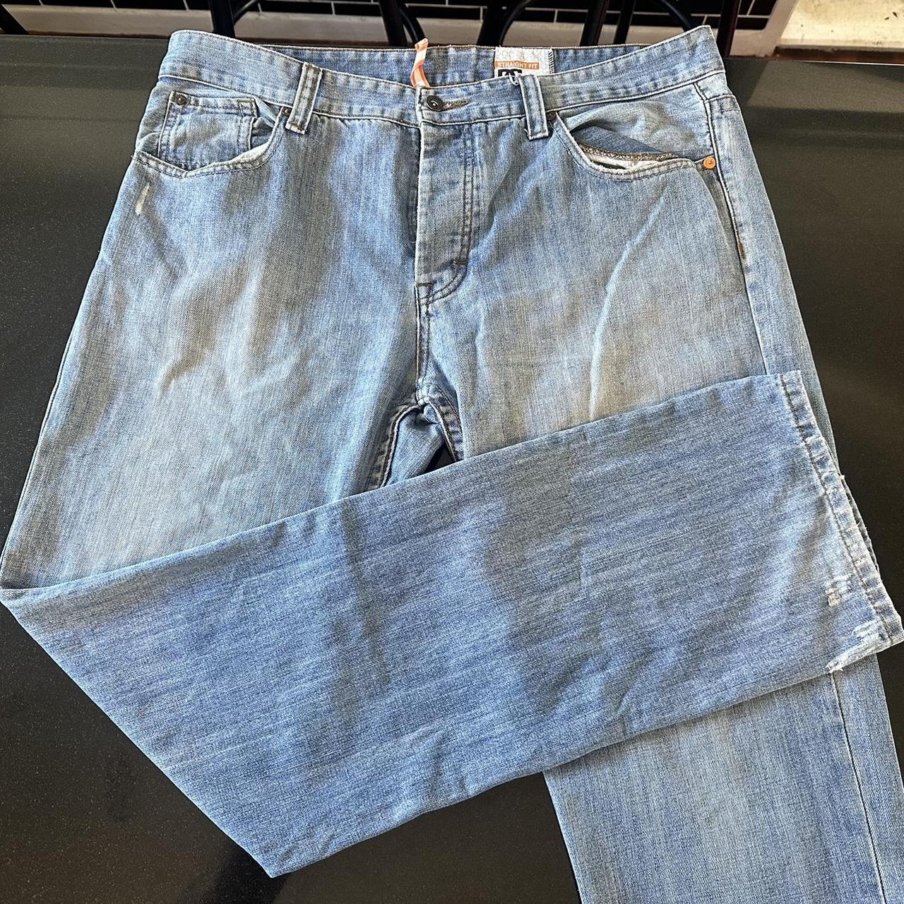 Dc jeans straight fit size 36 in good worn condition. - Depop