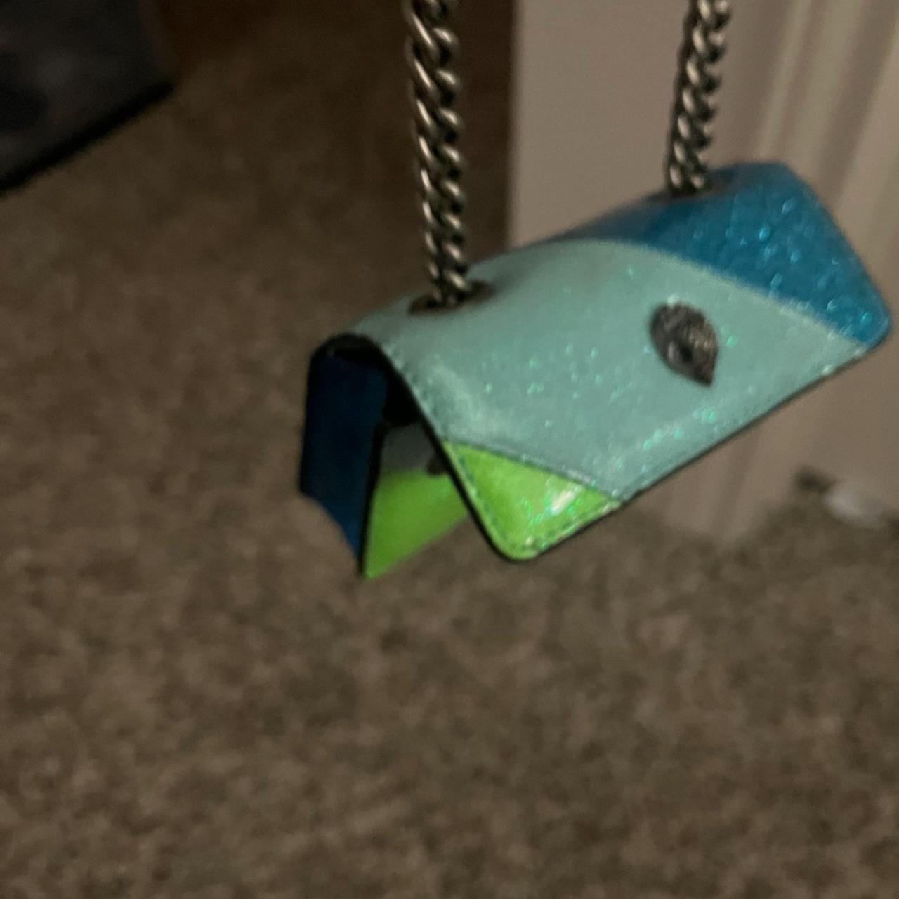 Micro Kurt Geiger Green/Blue in great condition... - Depop