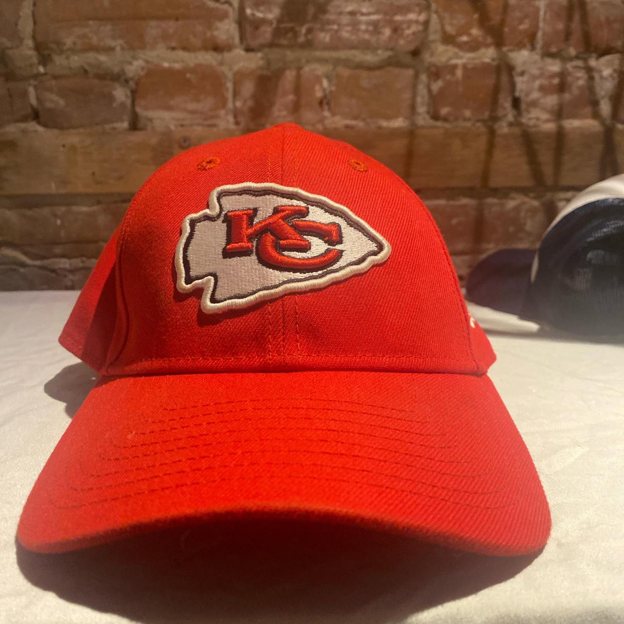Kansas City Chiefs red hat #NFL one size fits most.... - Depop