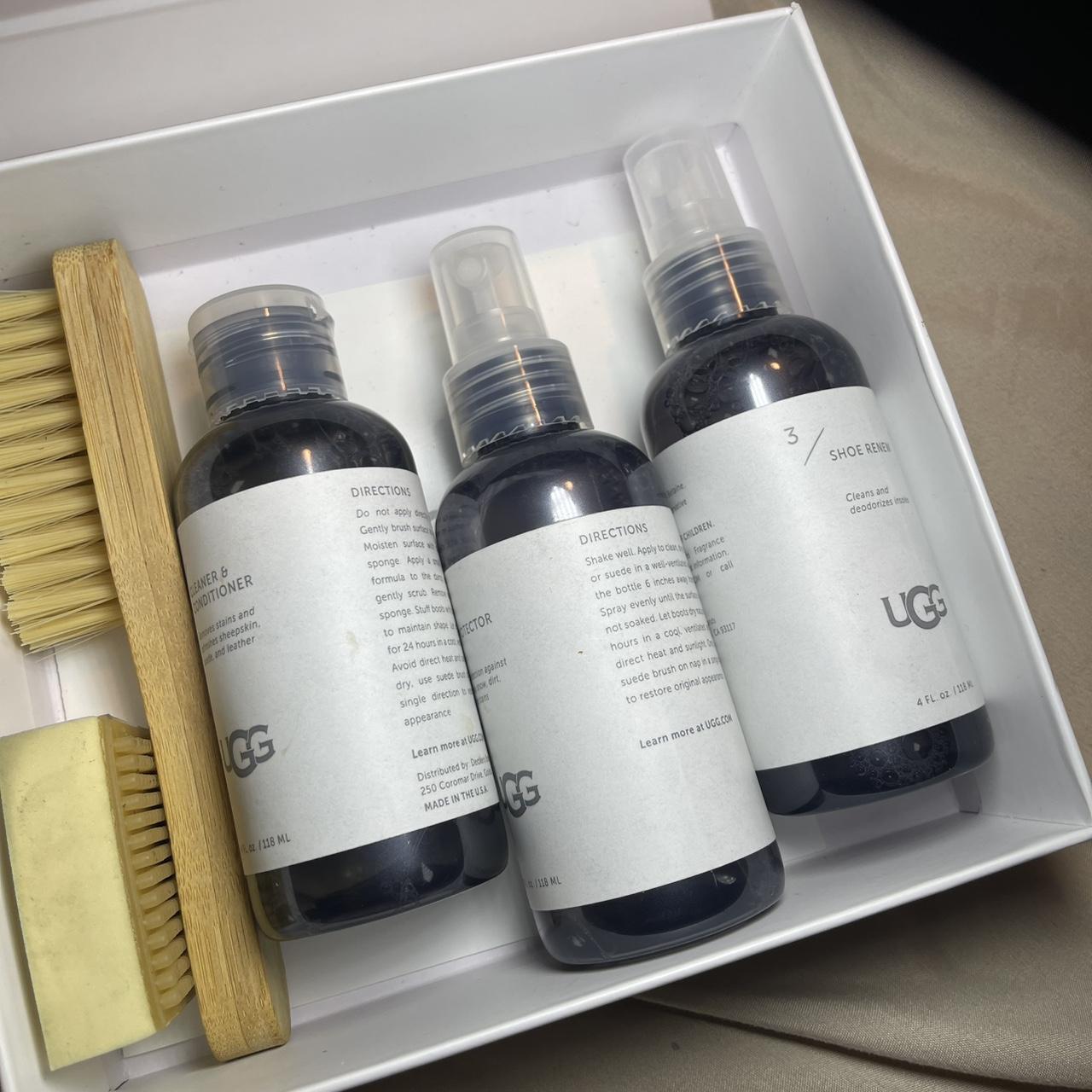 UGG black shoe kit - includes shoe cleaner, shoe... - Depop