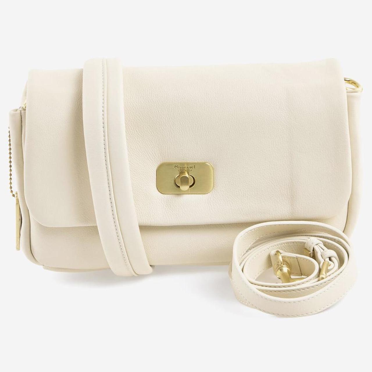 moncrief Crossbody bag Cream Twist fastened... | Depop