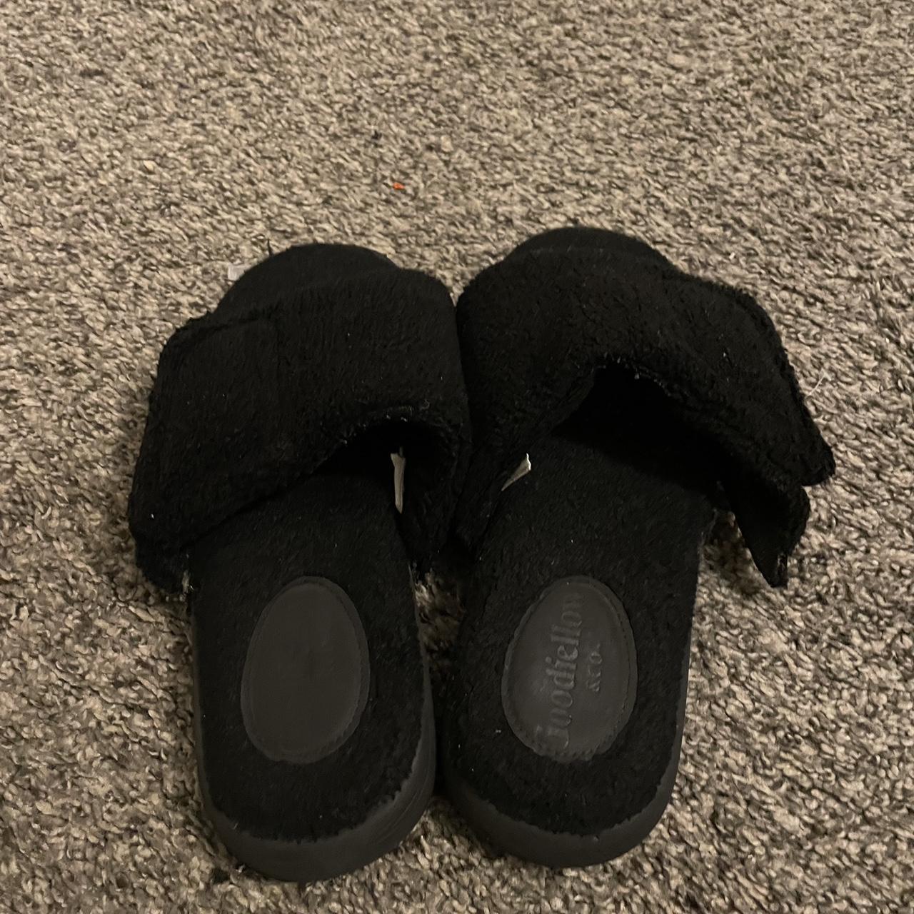Black Goodfellow Slides One Slide Damaged Size 8... | Depop