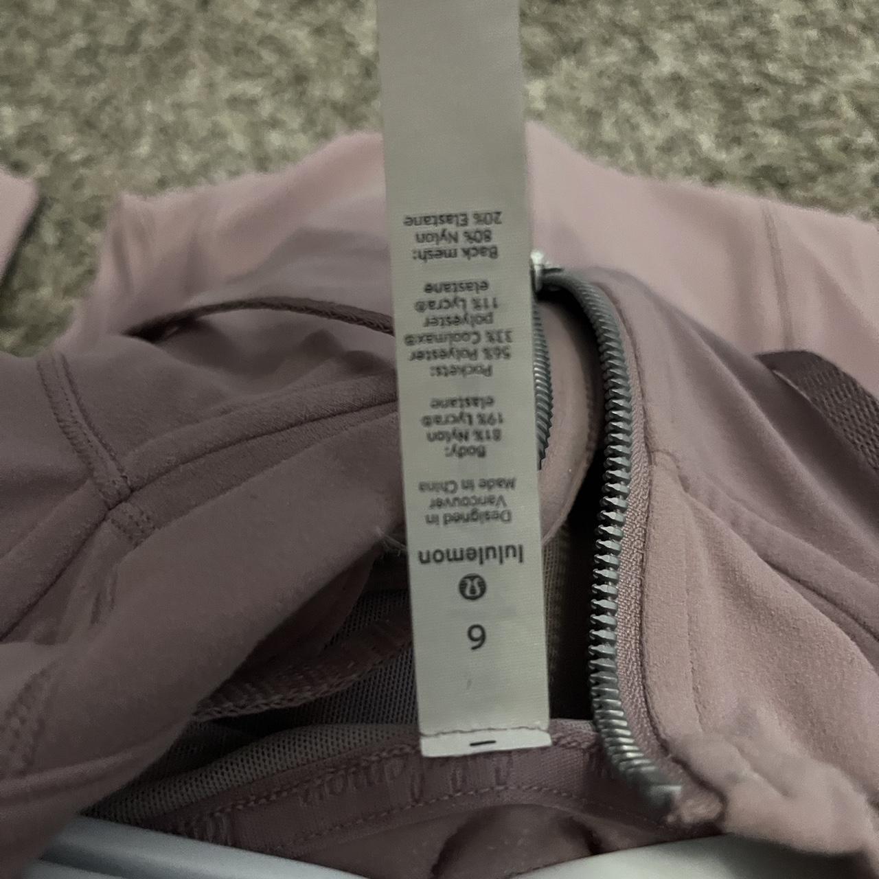 Lululemon Align jacket in mauve size 6 worn 1 or 2... - Depop