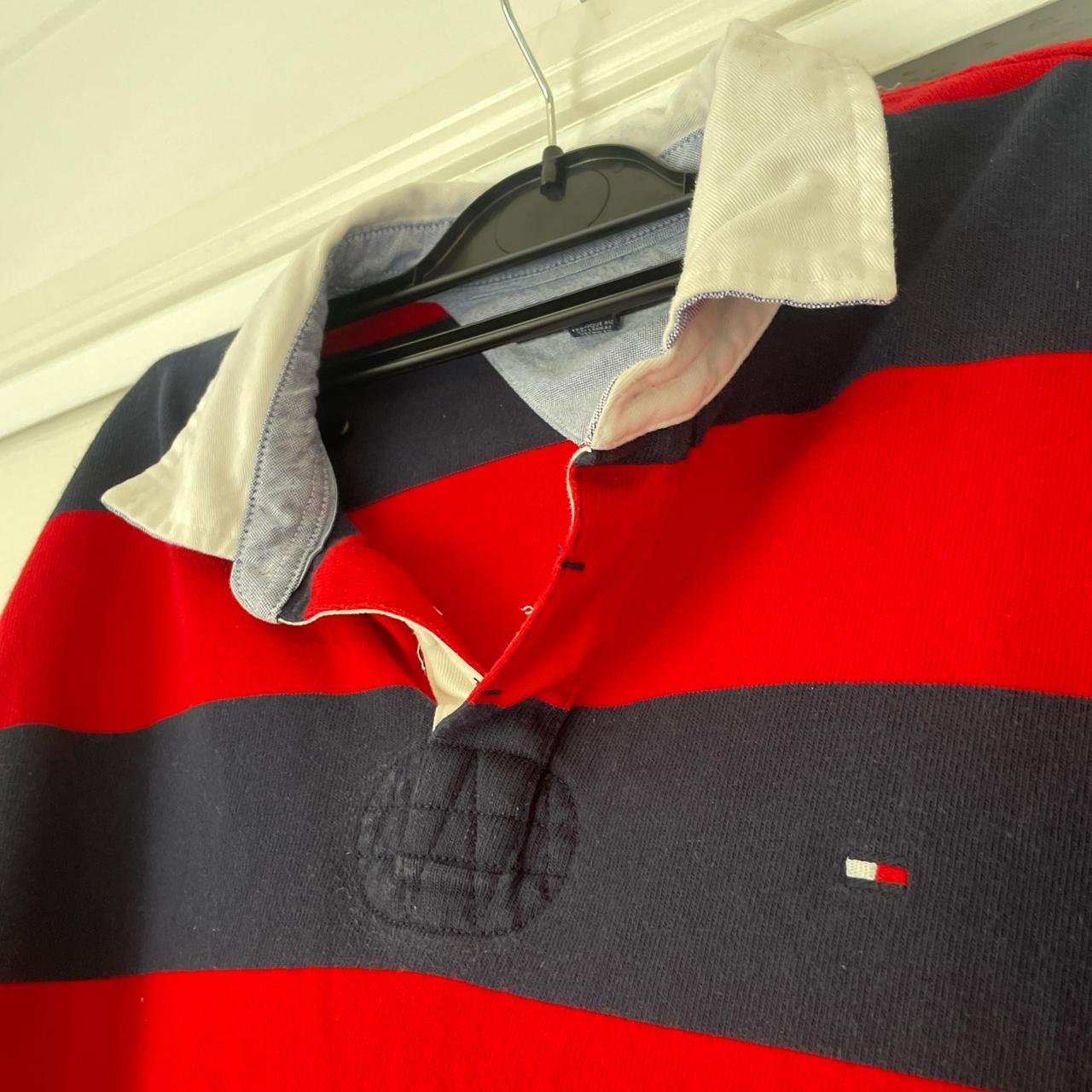 Size Large Tommy Hilfiger rugby polo, perfect... - Depop