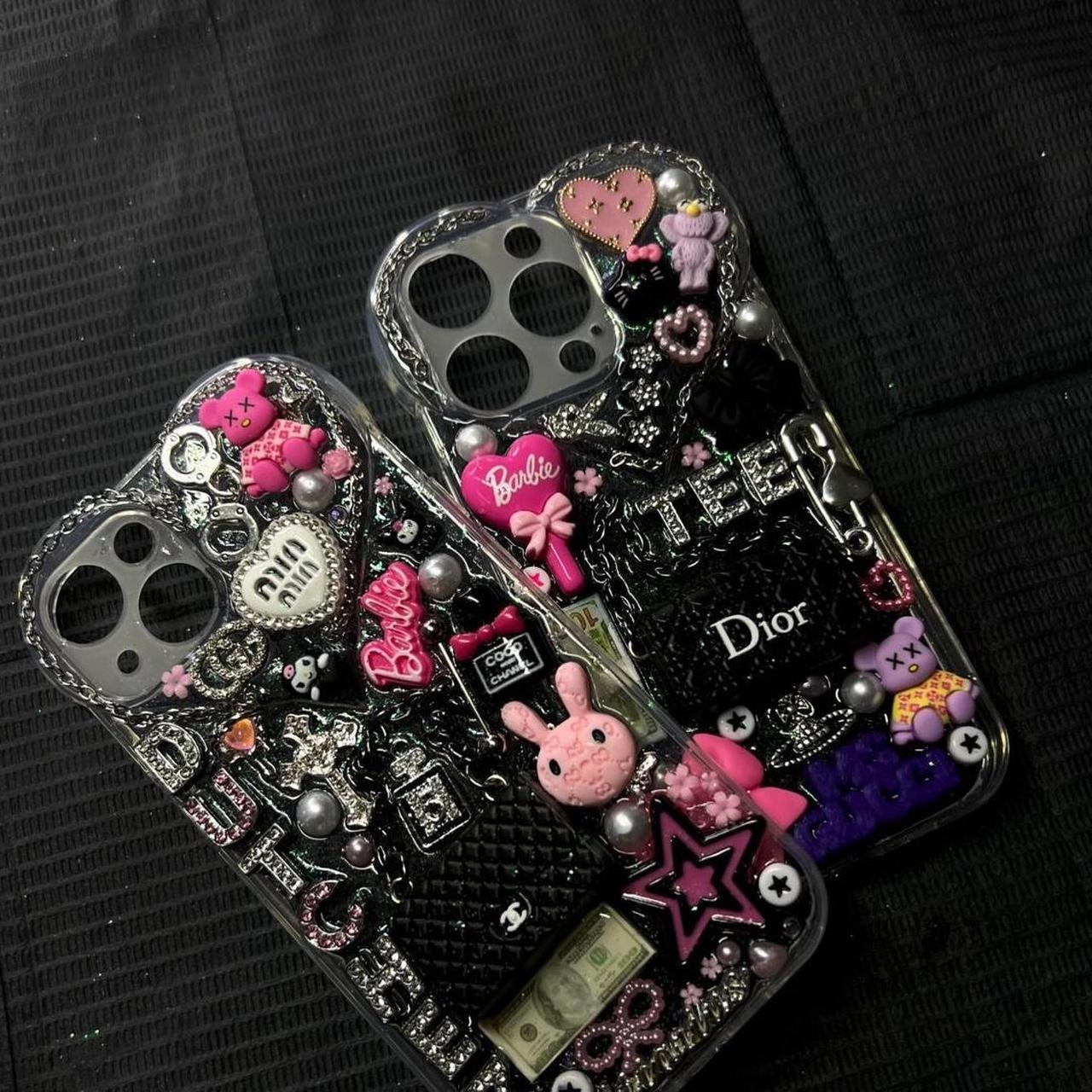 Heavily charmed, phone cases, custom. Handmade... | Depop