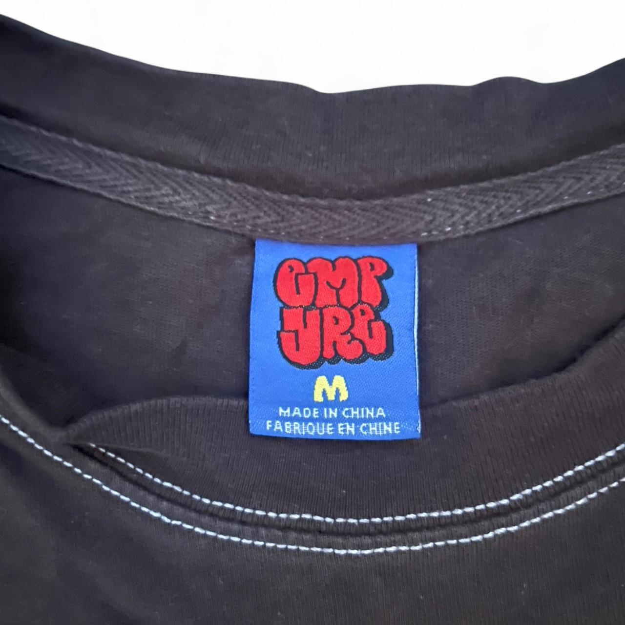 brown empyre longsleeve with white stitching... | Depop