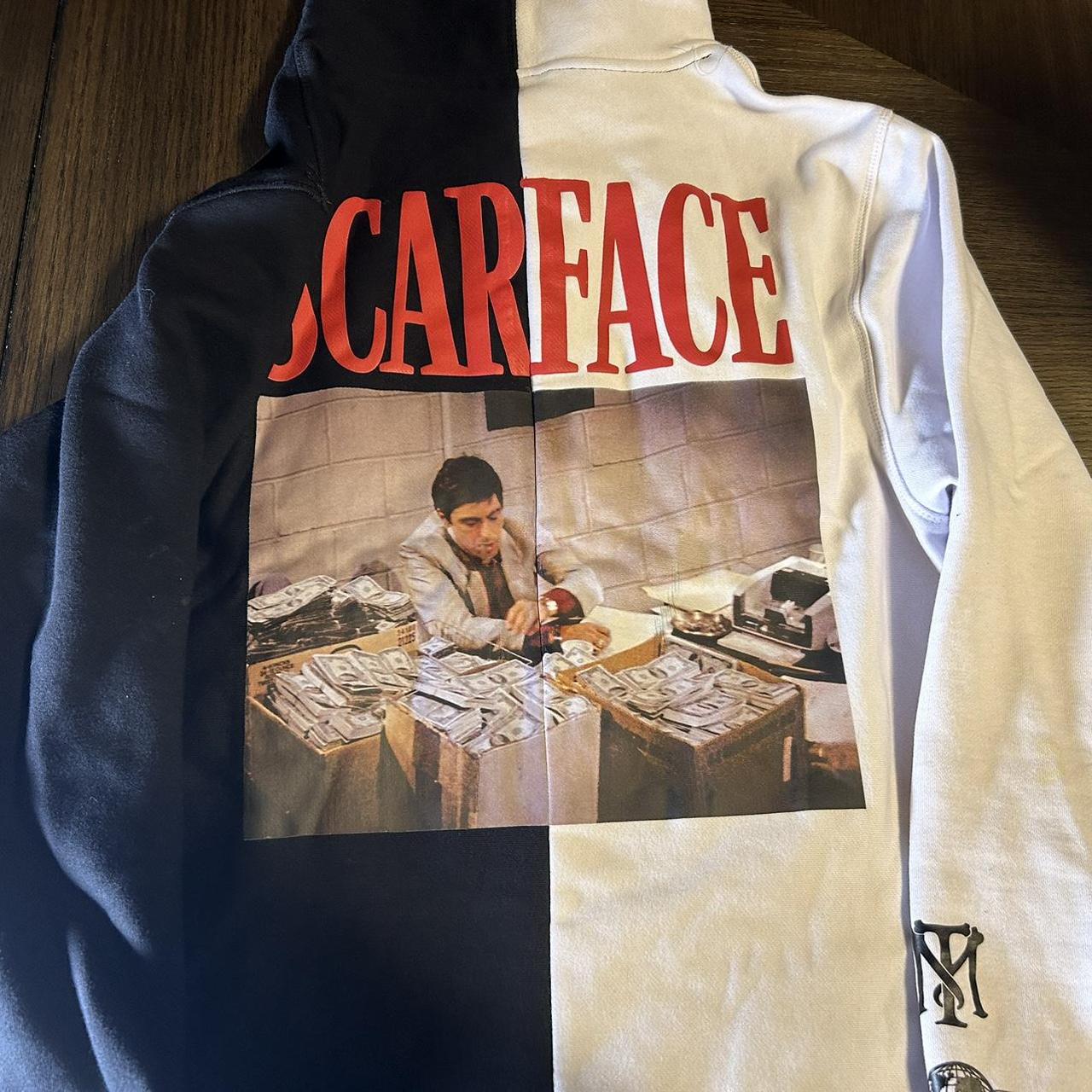 Scarface Shoe Palace Split Hoodie | Depop